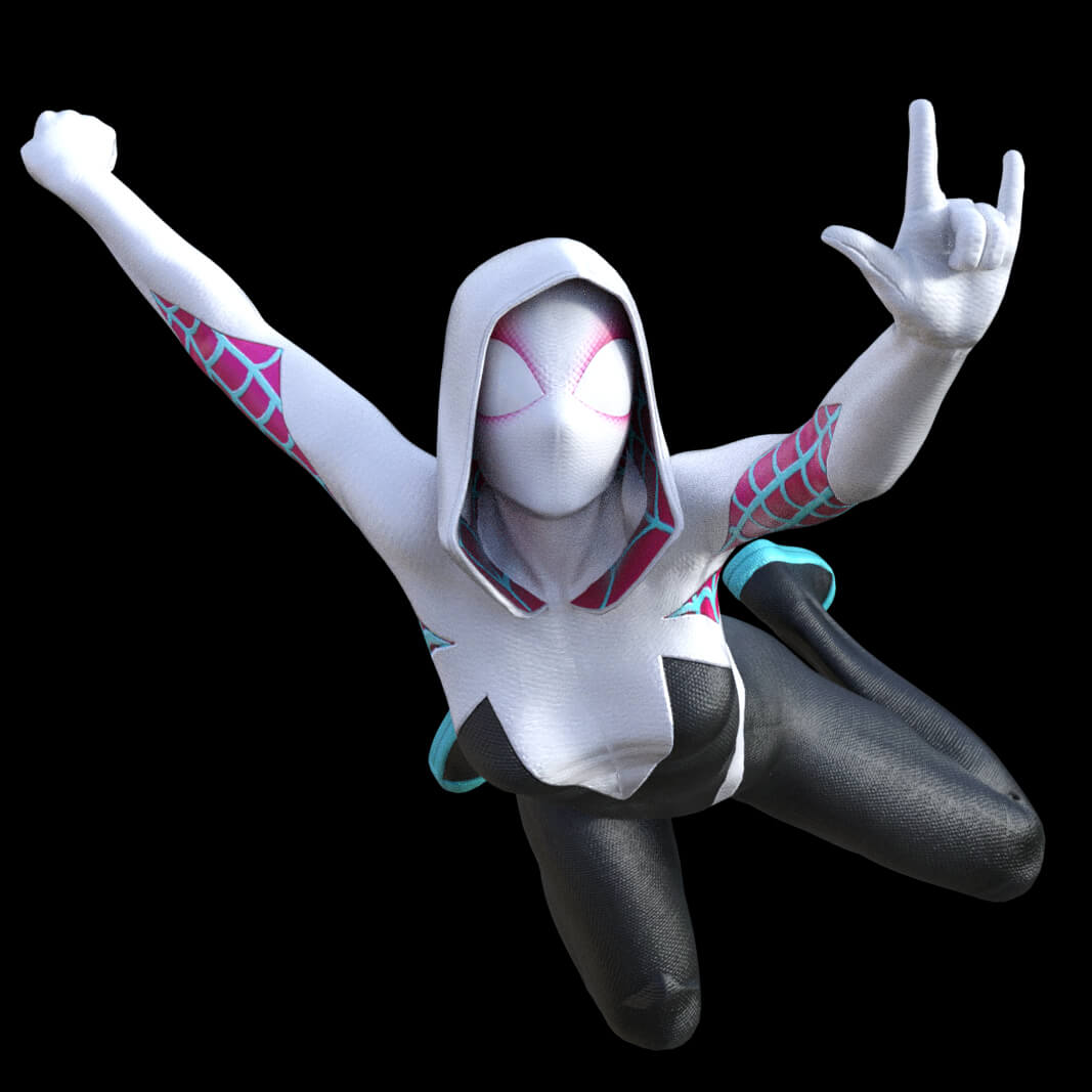 Spider Gwen Pose Pack for Genesis 8 Female - Daz Content by ...