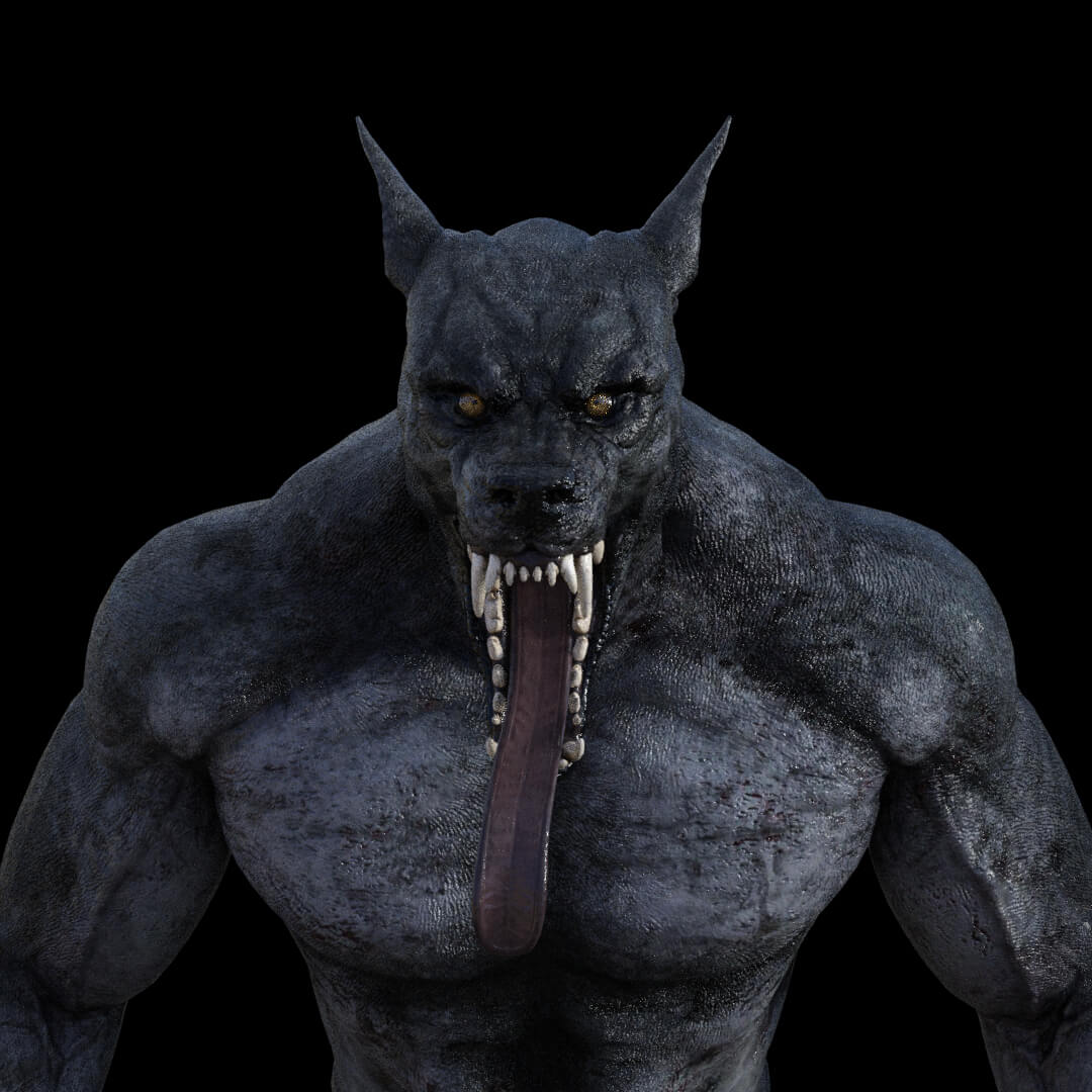 Tongue Morphs for HH Werewolf - Daz Content by shadowyartsdirty
