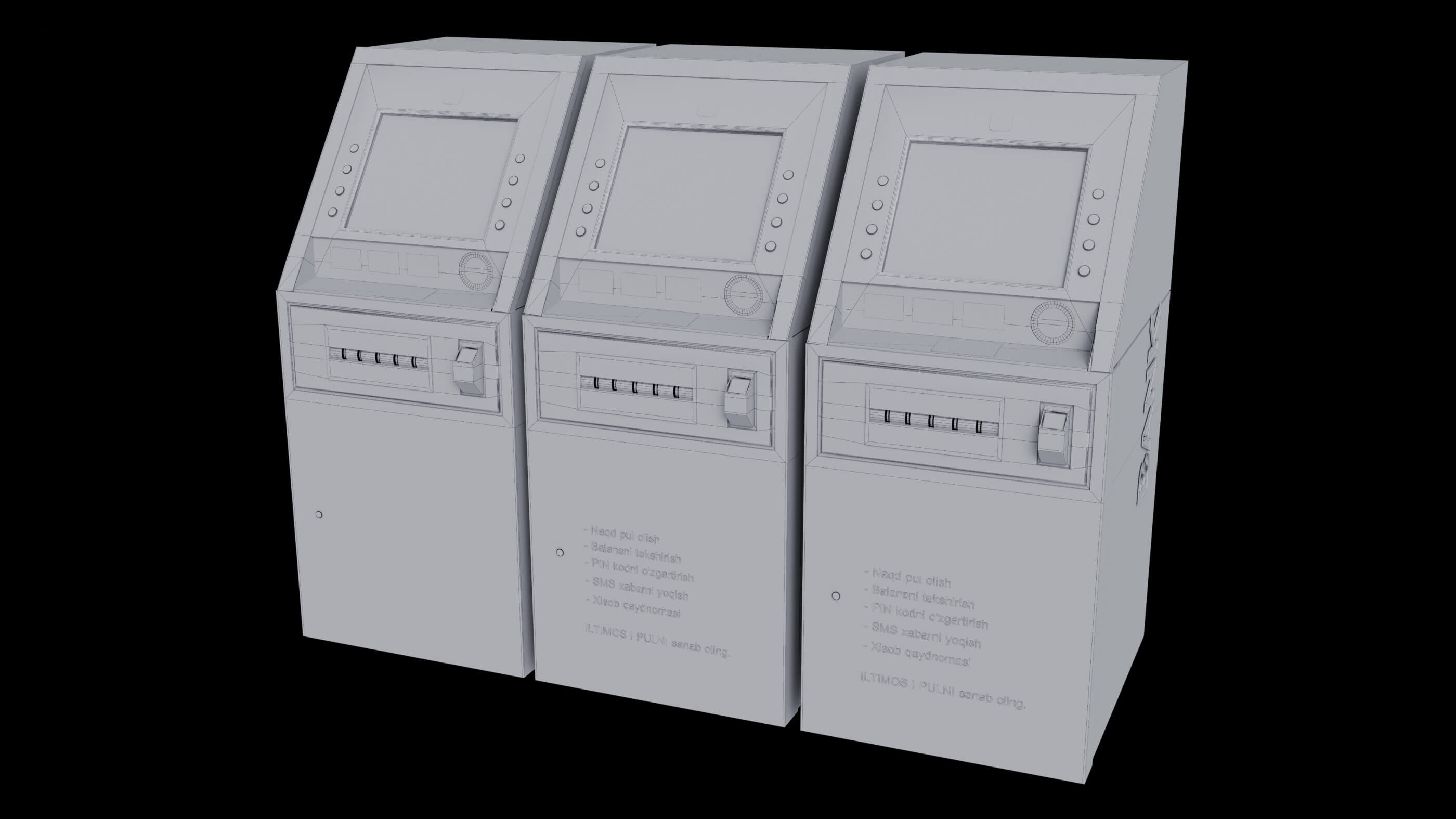 ATM Automated Teller Machine - 3D Model by Shakurgo