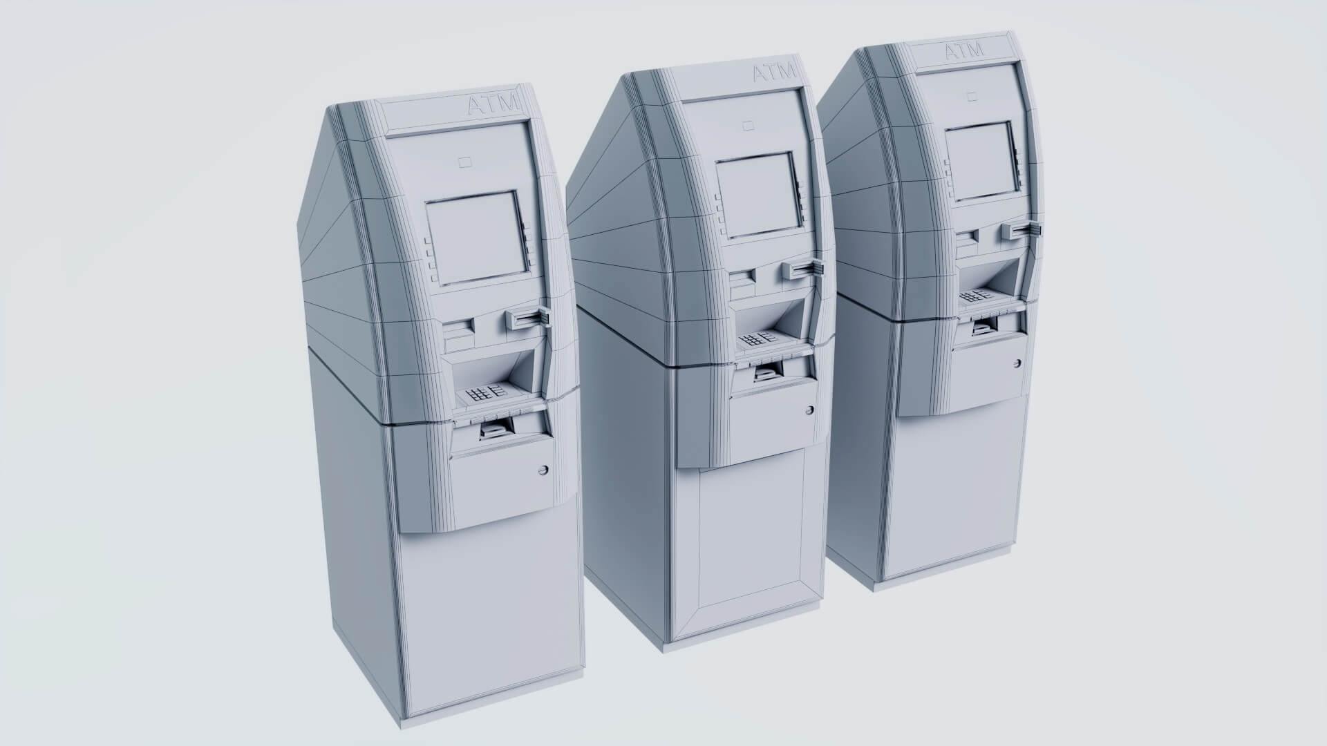 ATM Automated Teller Machine - 3D Model by Shakurgo