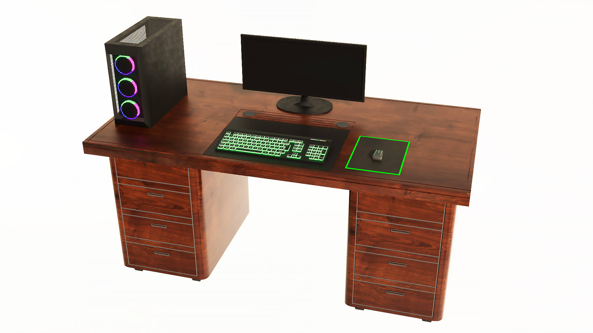 Computer Table - 3D Model by Shakurgo