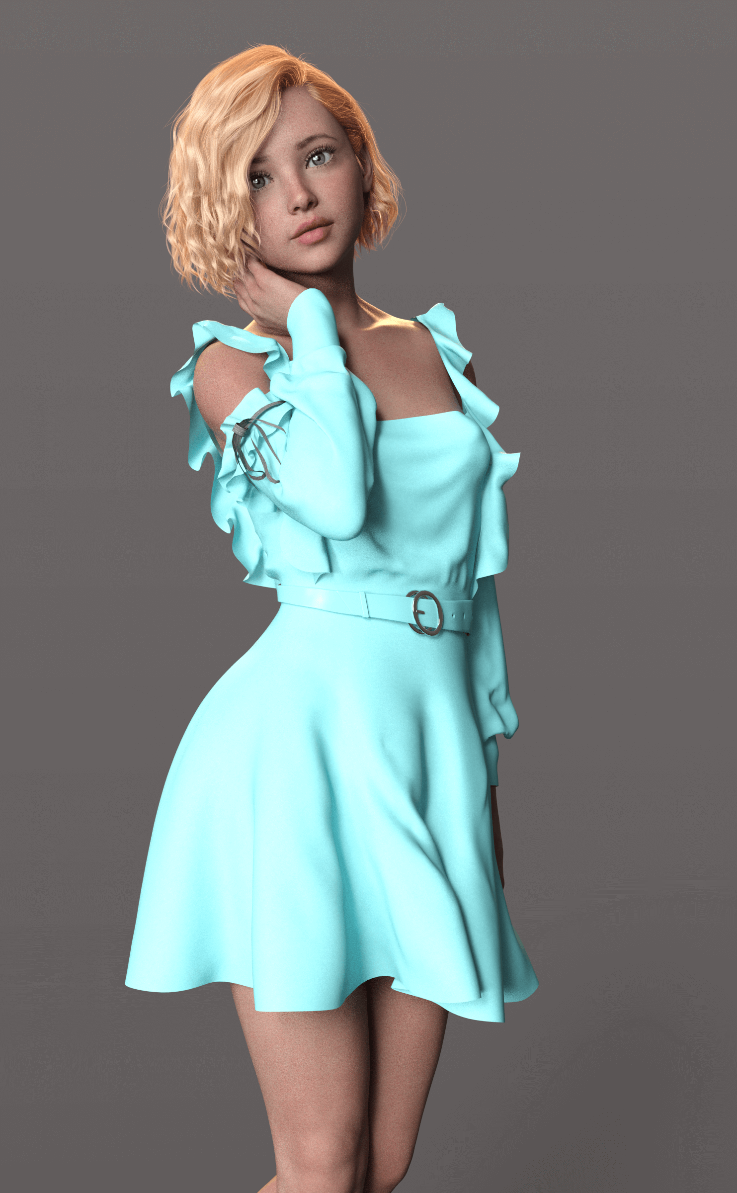 tina 3D Render, Digital Art by Shamac5