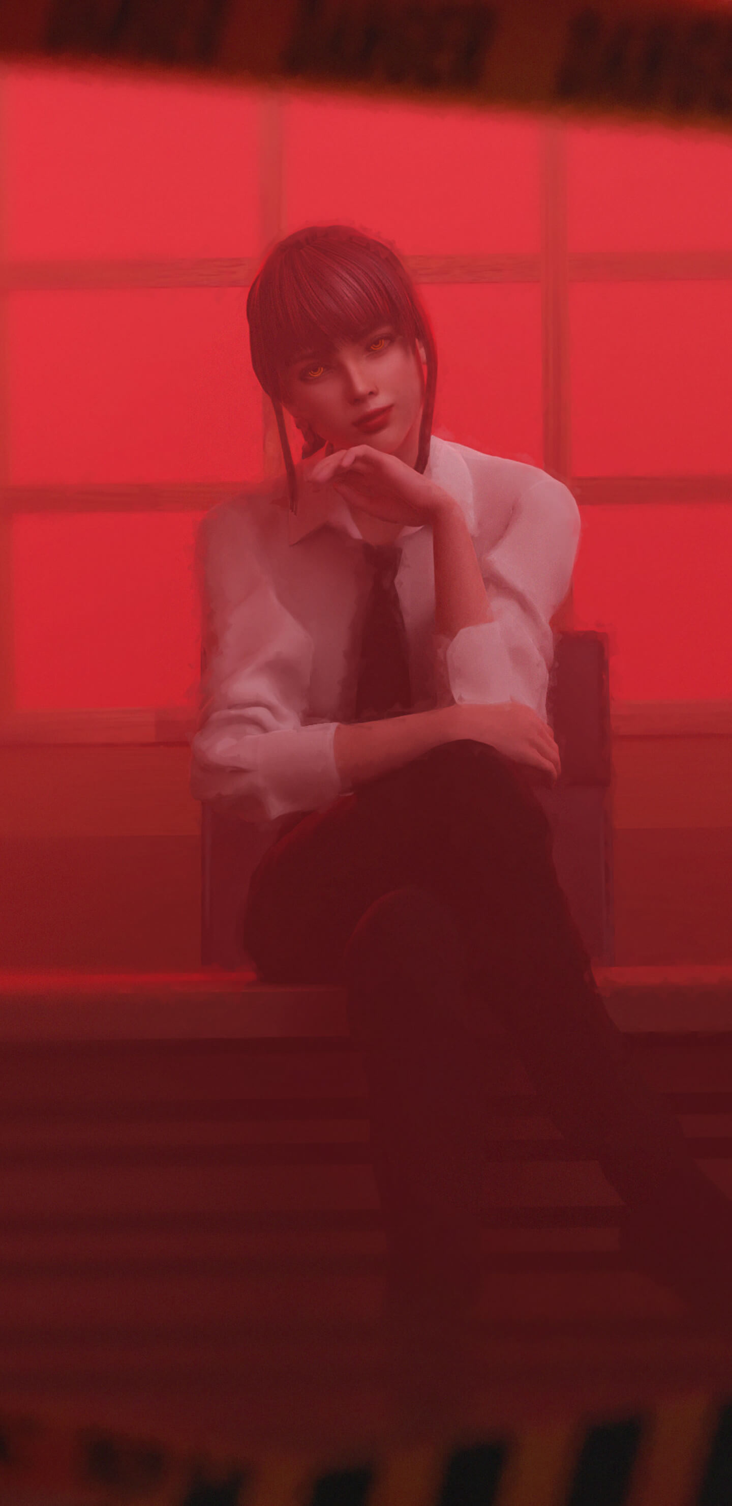 Makima 3D Desktop HD Wallpaper