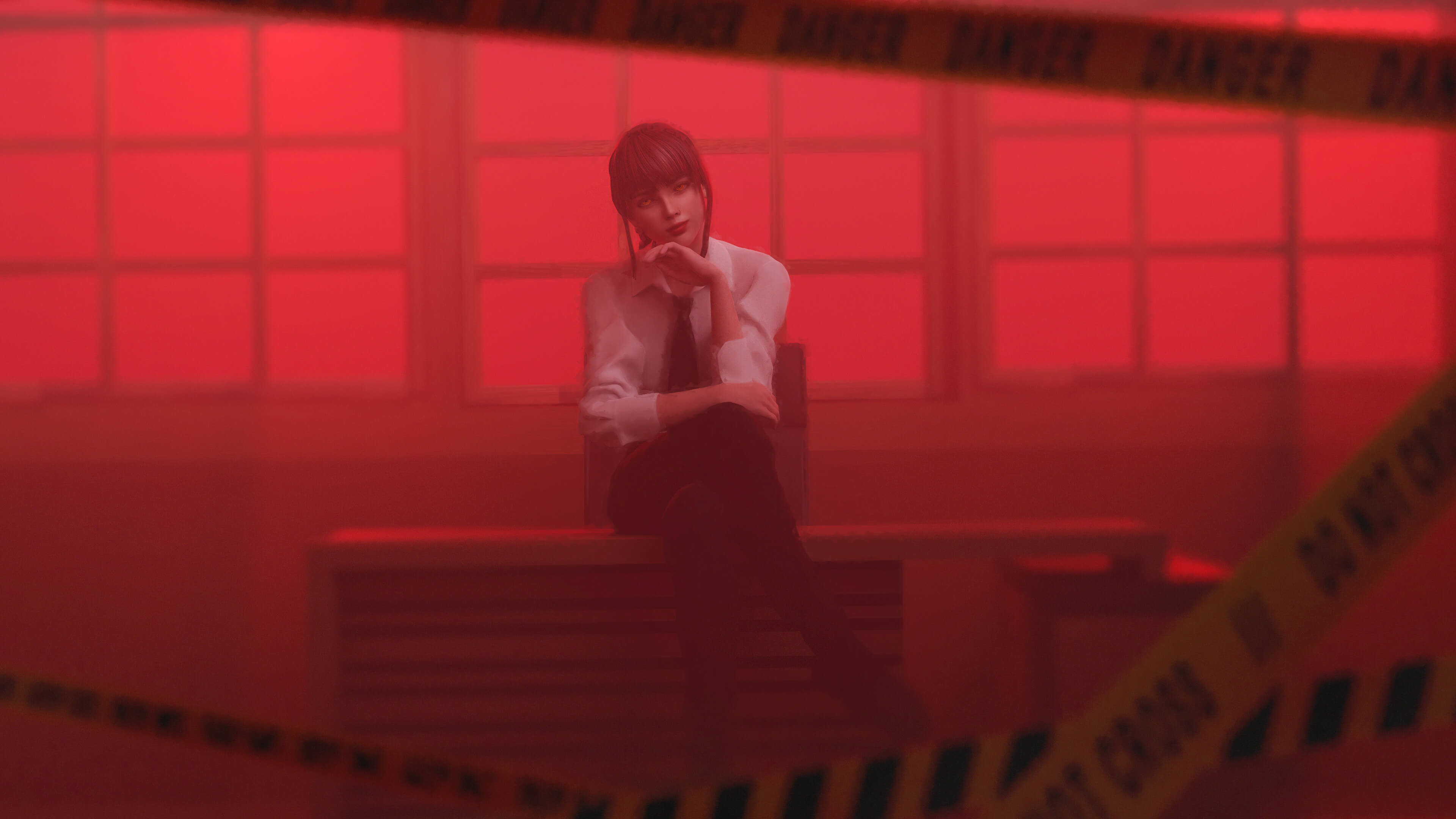 Makima 3D Desktop HD Wallpaper