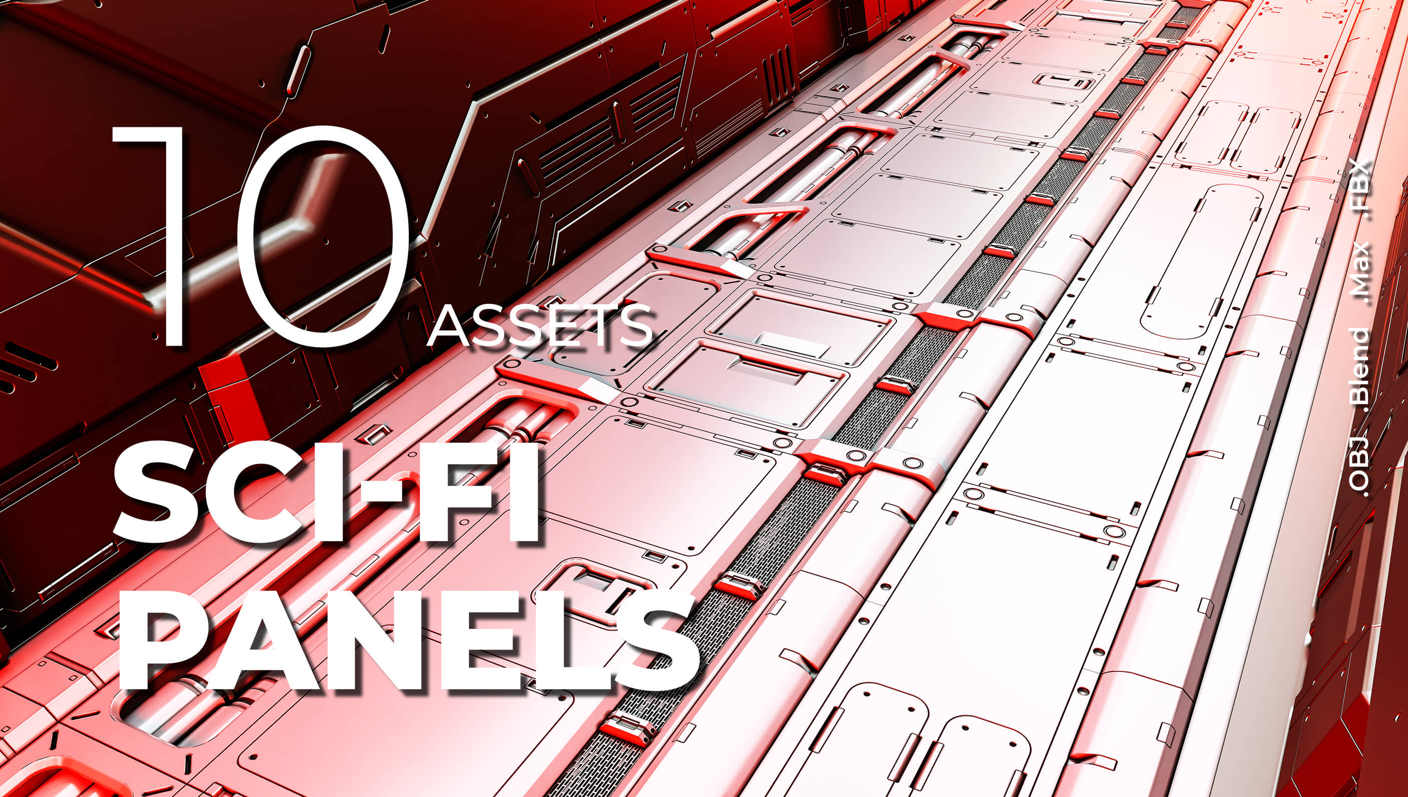 Sci-Fi Floor Panels Vol.02 3D Model by shayan javan