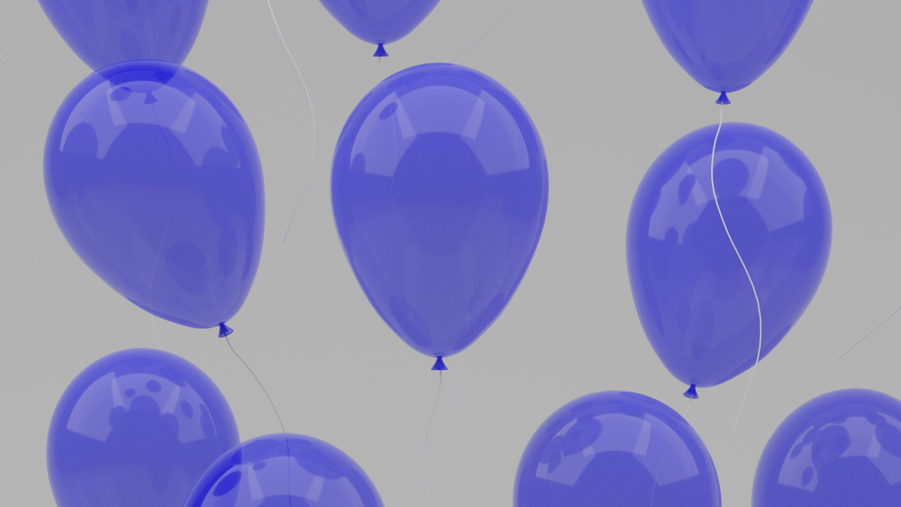 Blue Balloon - 3D Model by ShehataDesigns