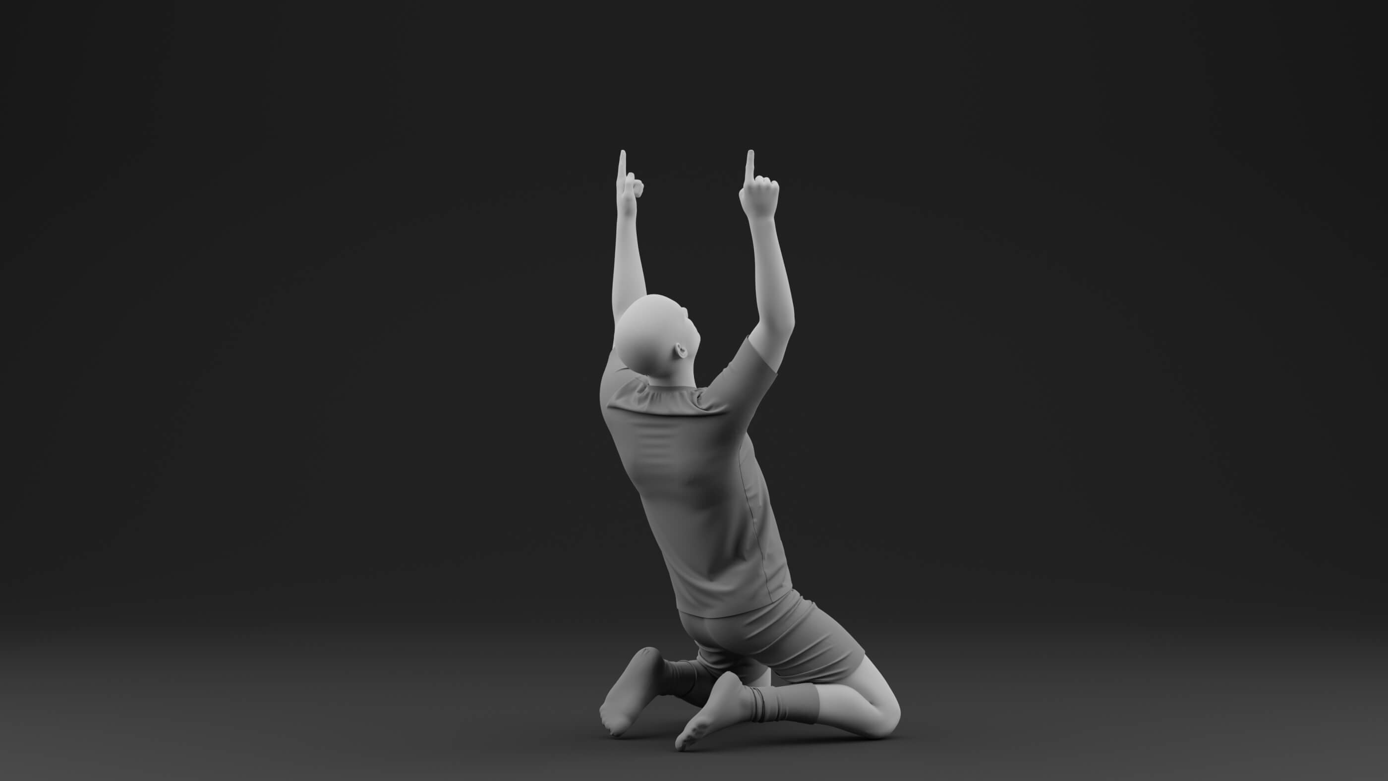 Celebration Pose 1 - 3D Model by ShehataDesigns