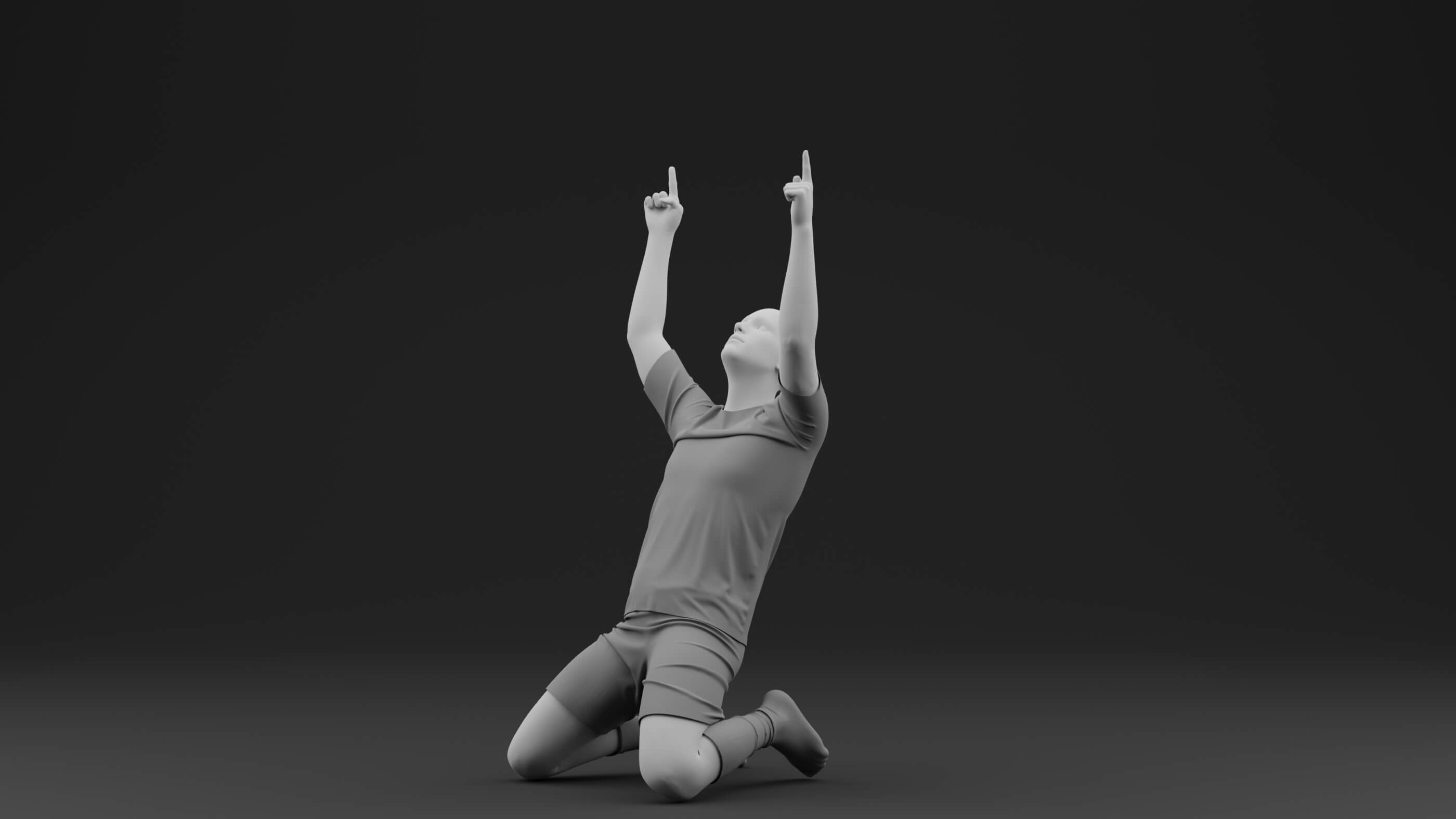 Celebration Pose 1 - 3D Model by ShehataDesigns
