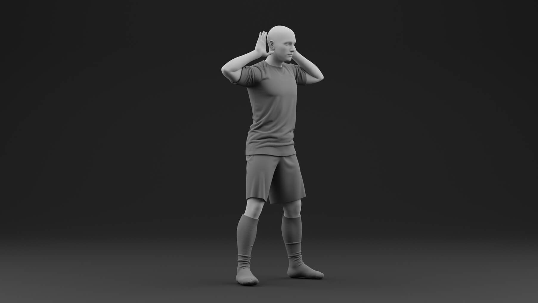 Celebration Pose 3 - 3D Model by ShehataDesigns
