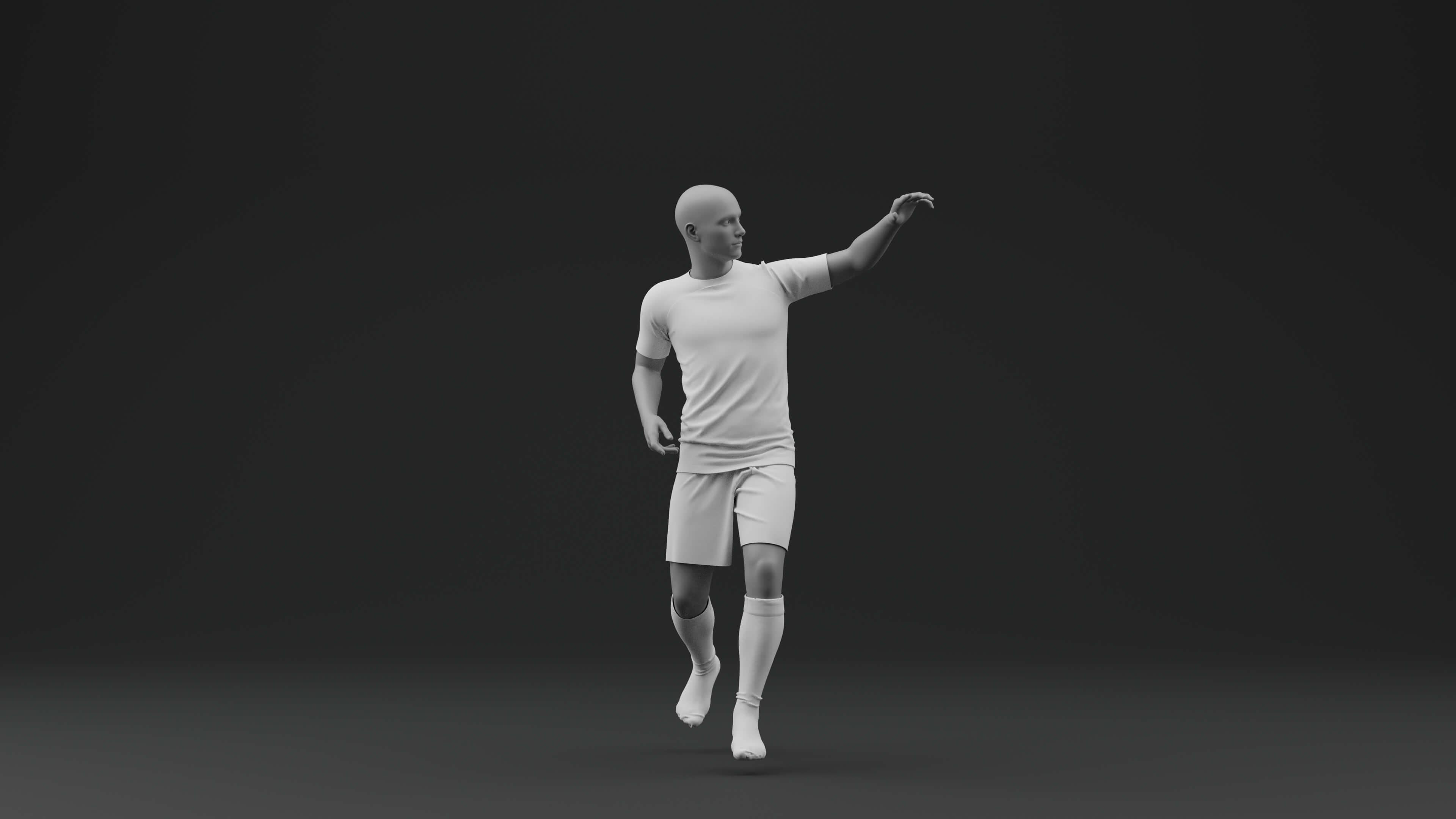 Celebration Pose Arms Up - 3D Model by ShehataDesigns