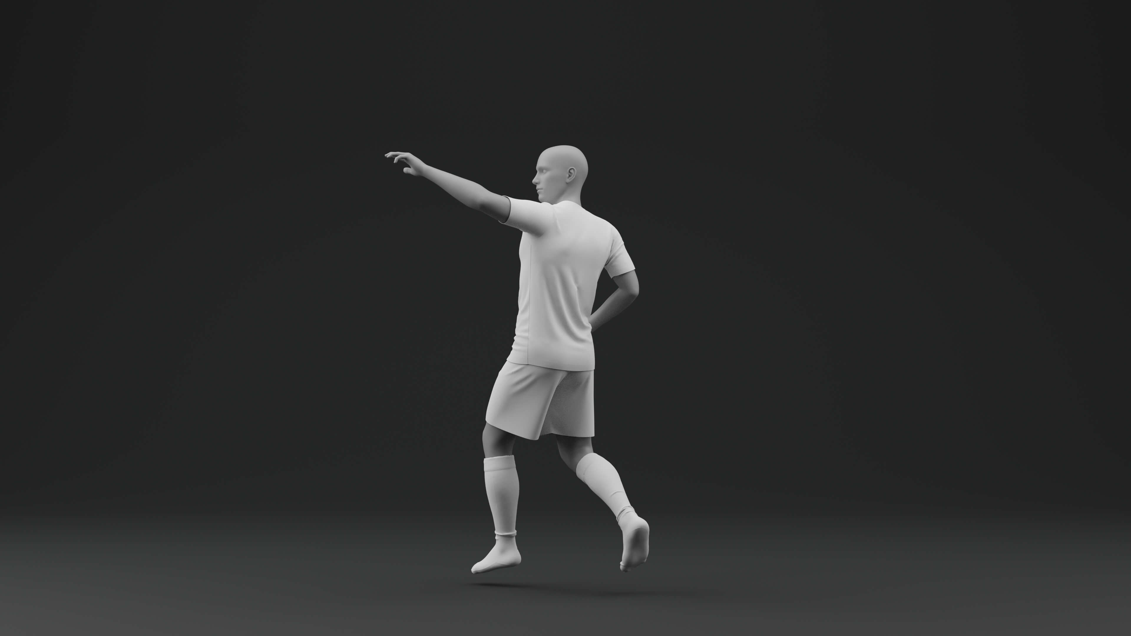 Celebration Pose Arms Up - 3D Model by ShehataDesigns