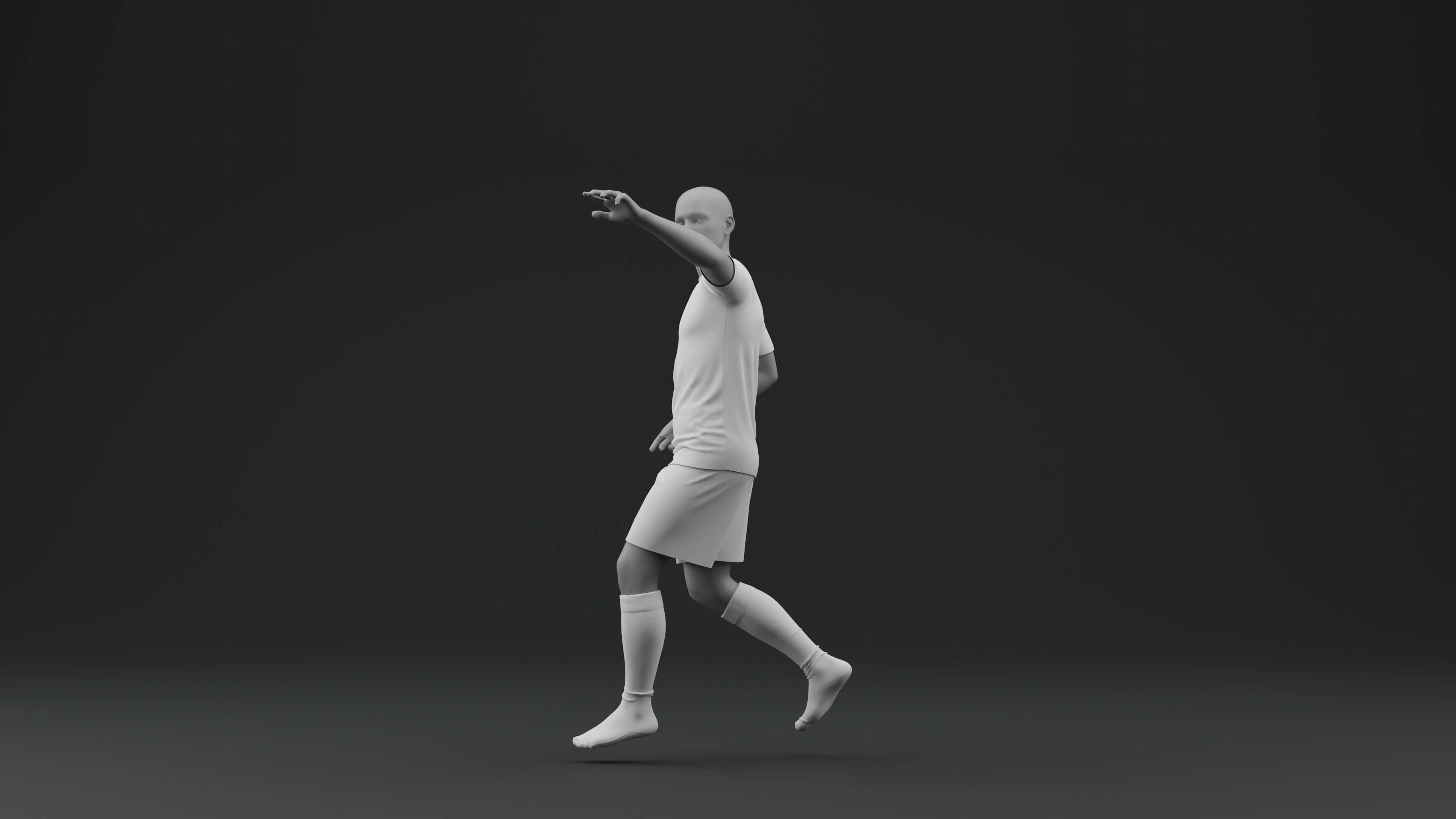Celebration Pose Arms Up - 3D Model by ShehataDesigns