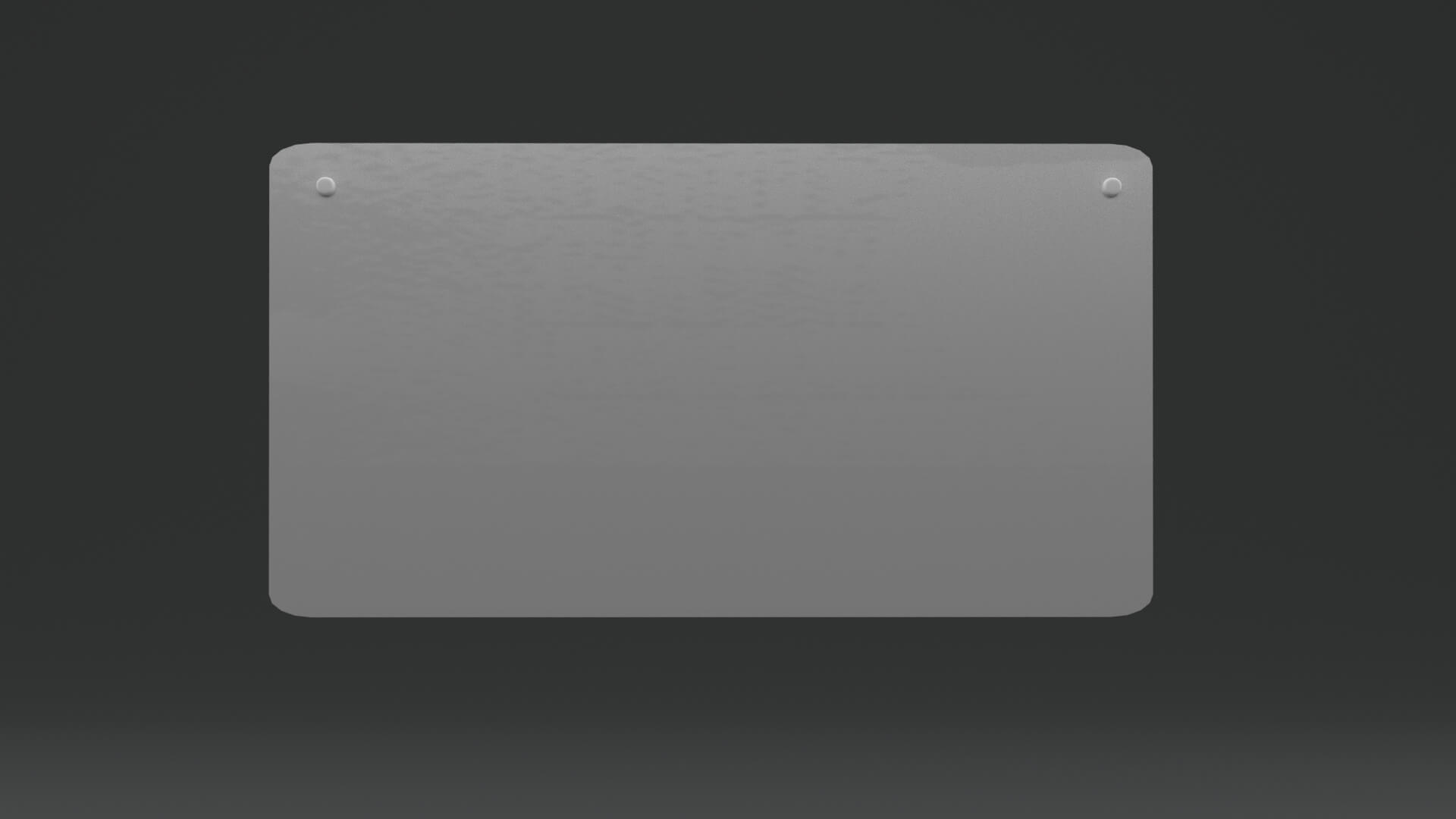 Egypt Car Plate - 3D Model by ShehataDesigns