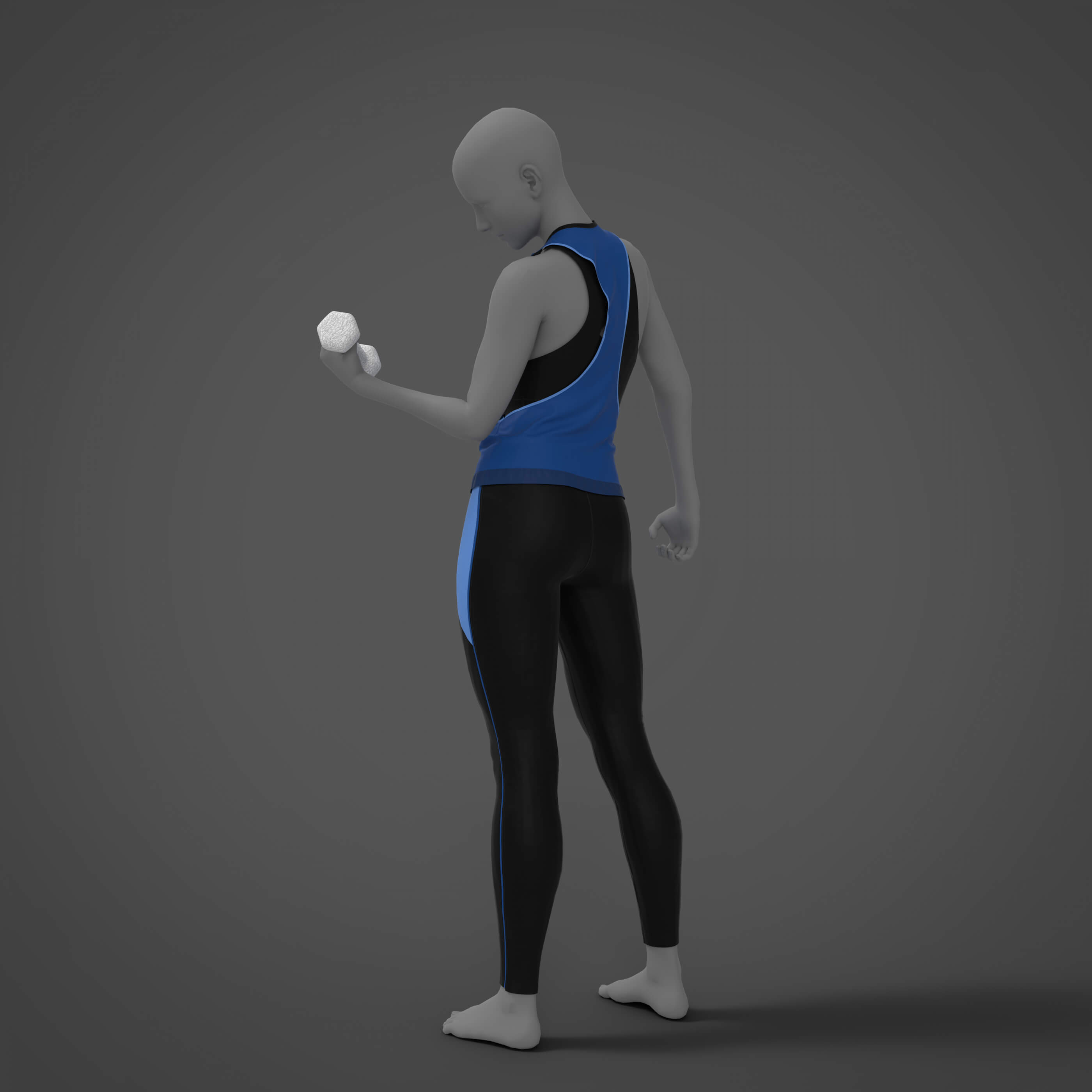 Fitness Female Outfit - 3D Model by ShehataDesigns