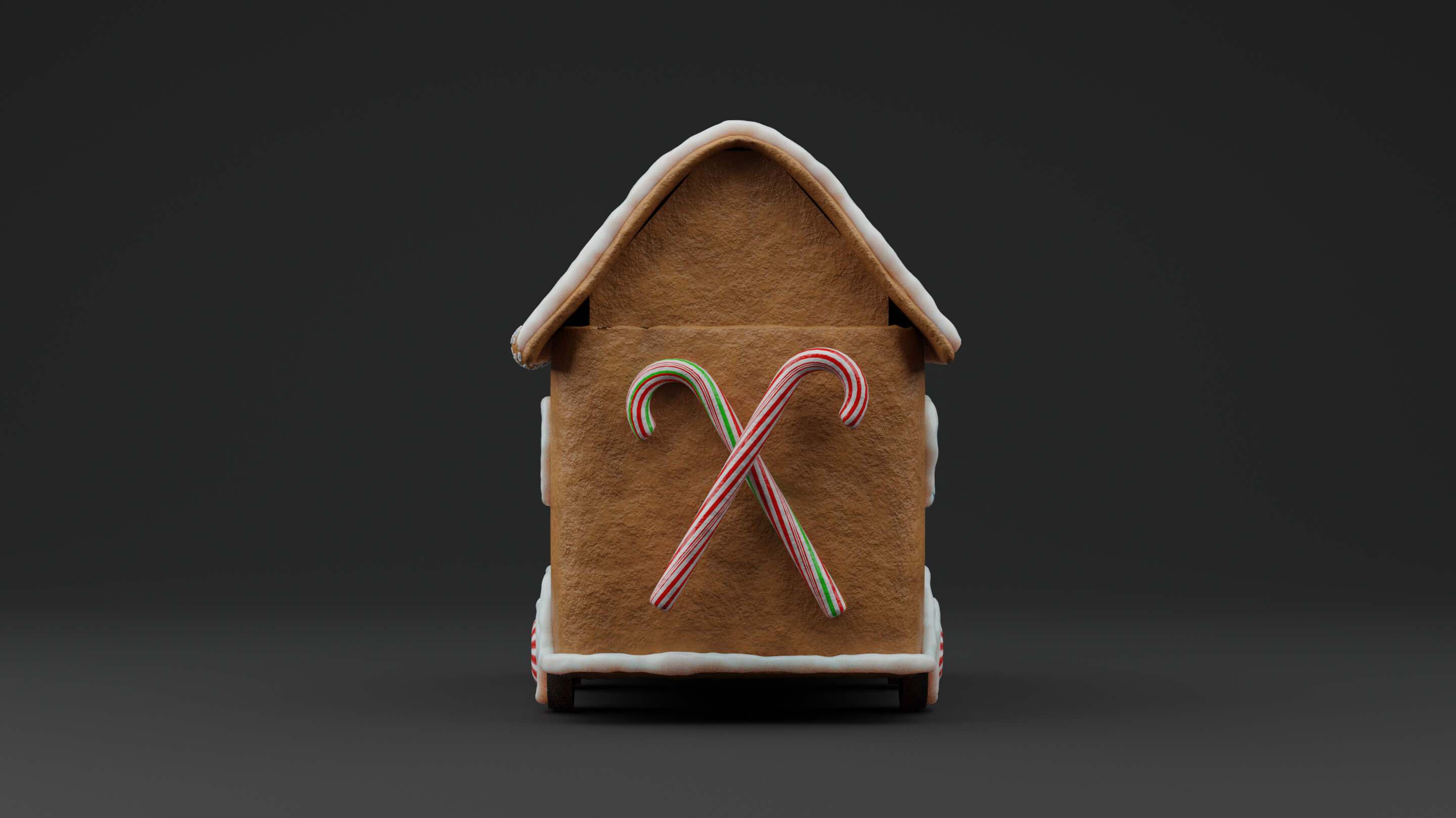 Gingerbread Car - 3D Model by ShehataDesigns