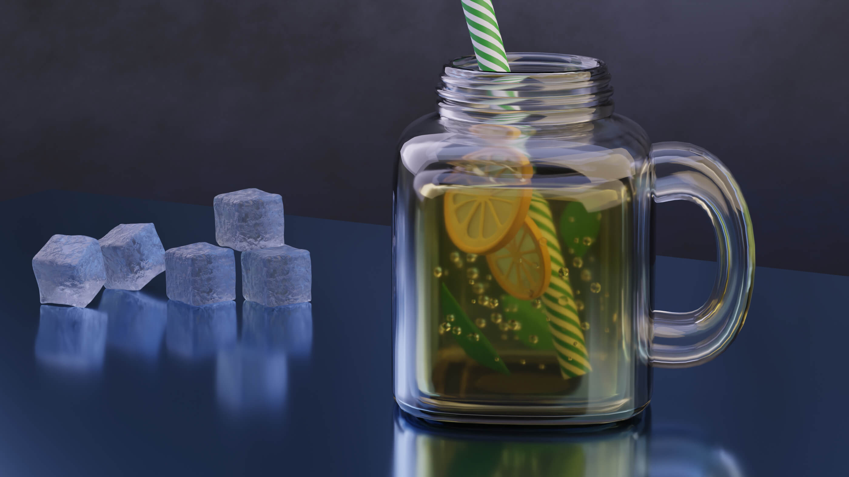 Lemonade Juice - 3D Model by ShehataDesigns