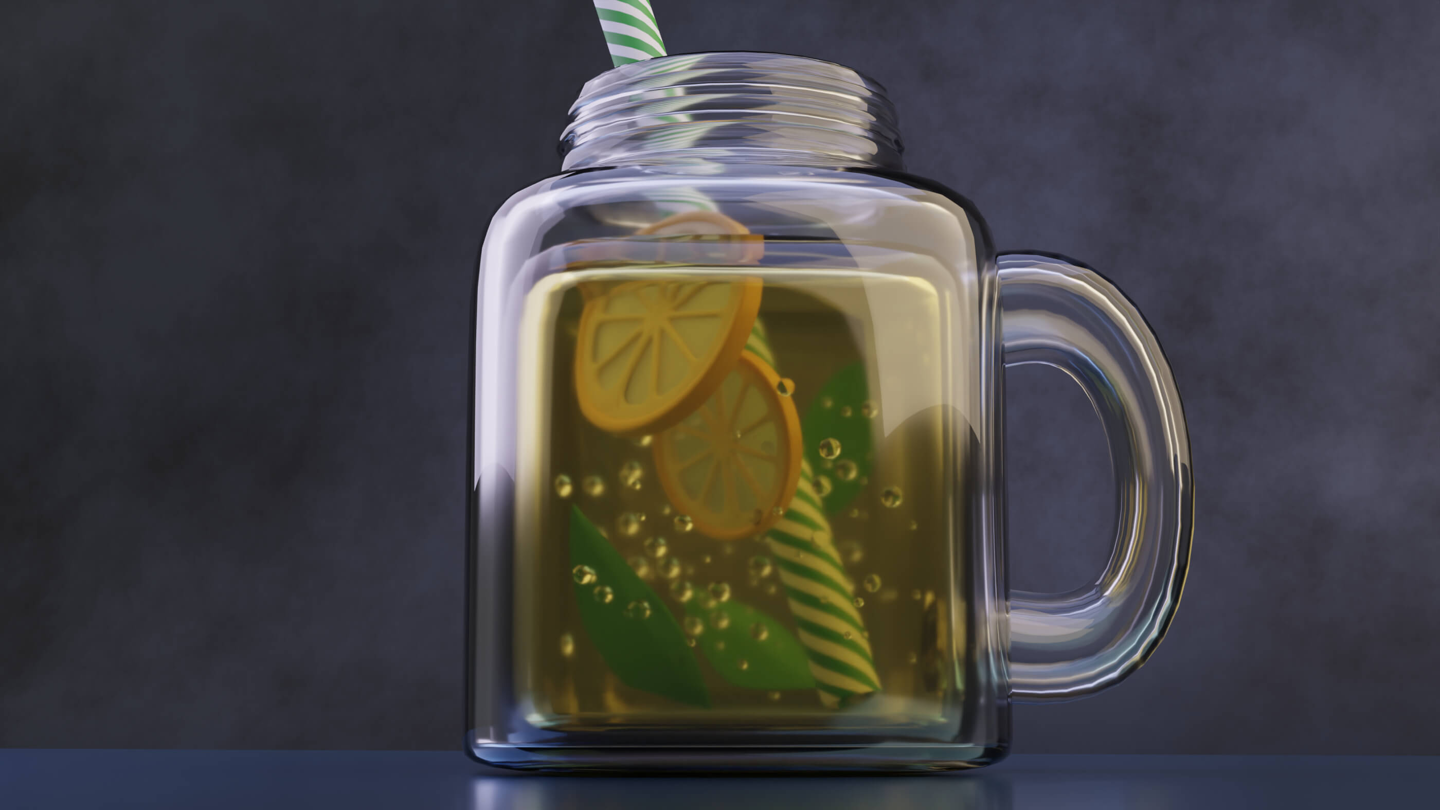 Lemonade Juice - 3D Model by ShehataDesigns