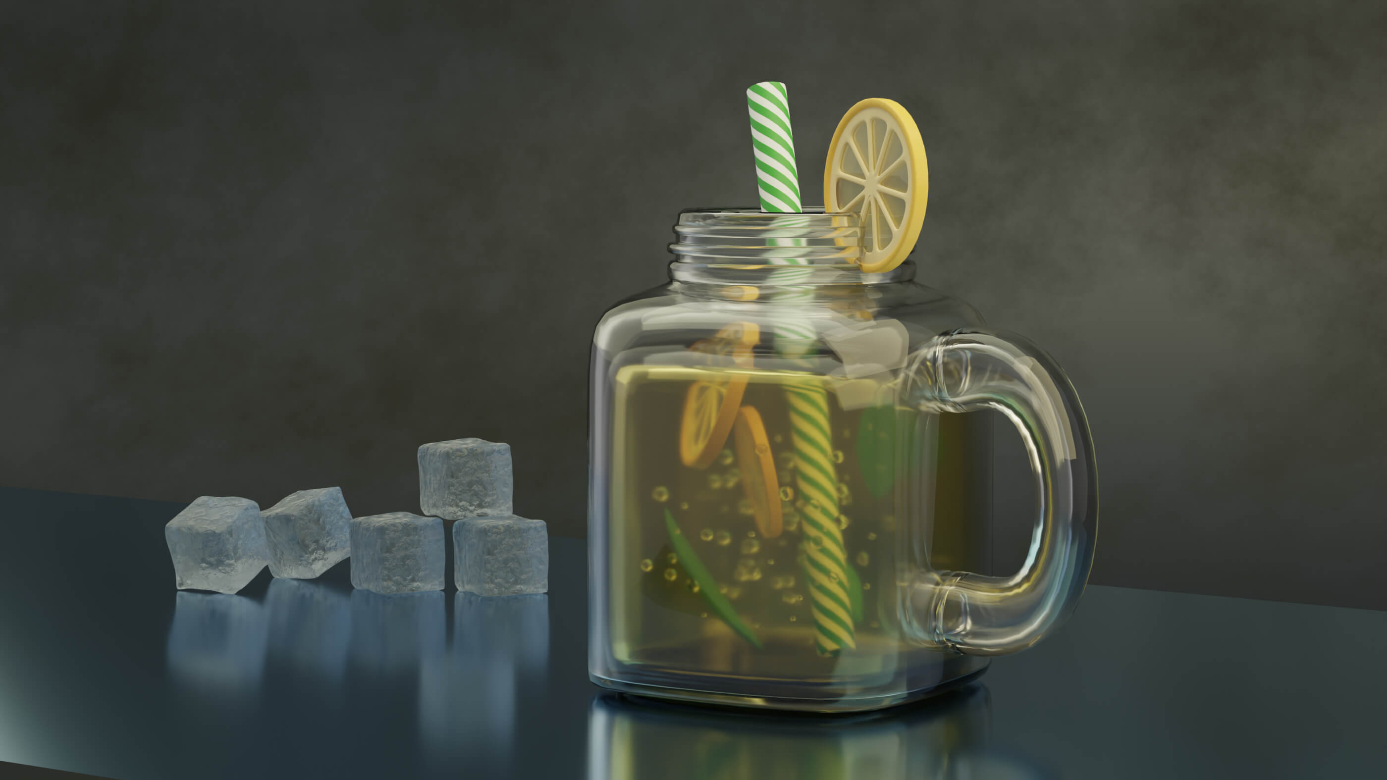 Lemonade Juice - 3D Model by ShehataDesigns