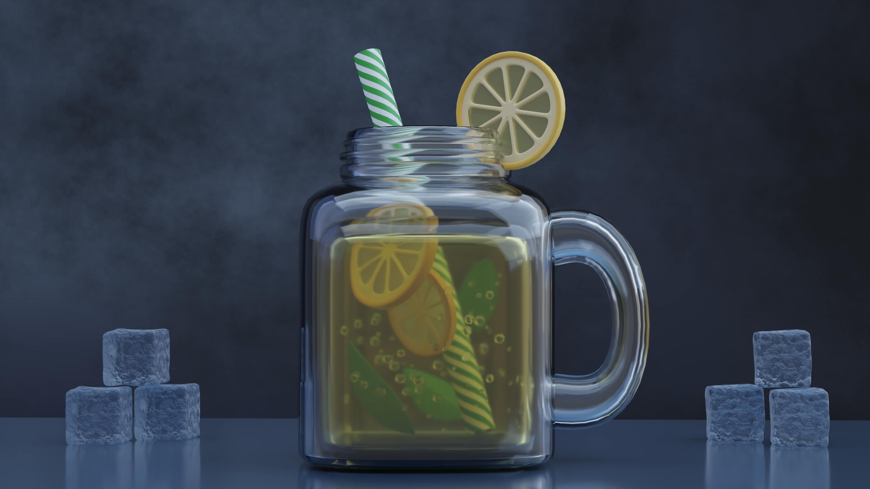 Lemonade Juice - 3D Model by ShehataDesigns