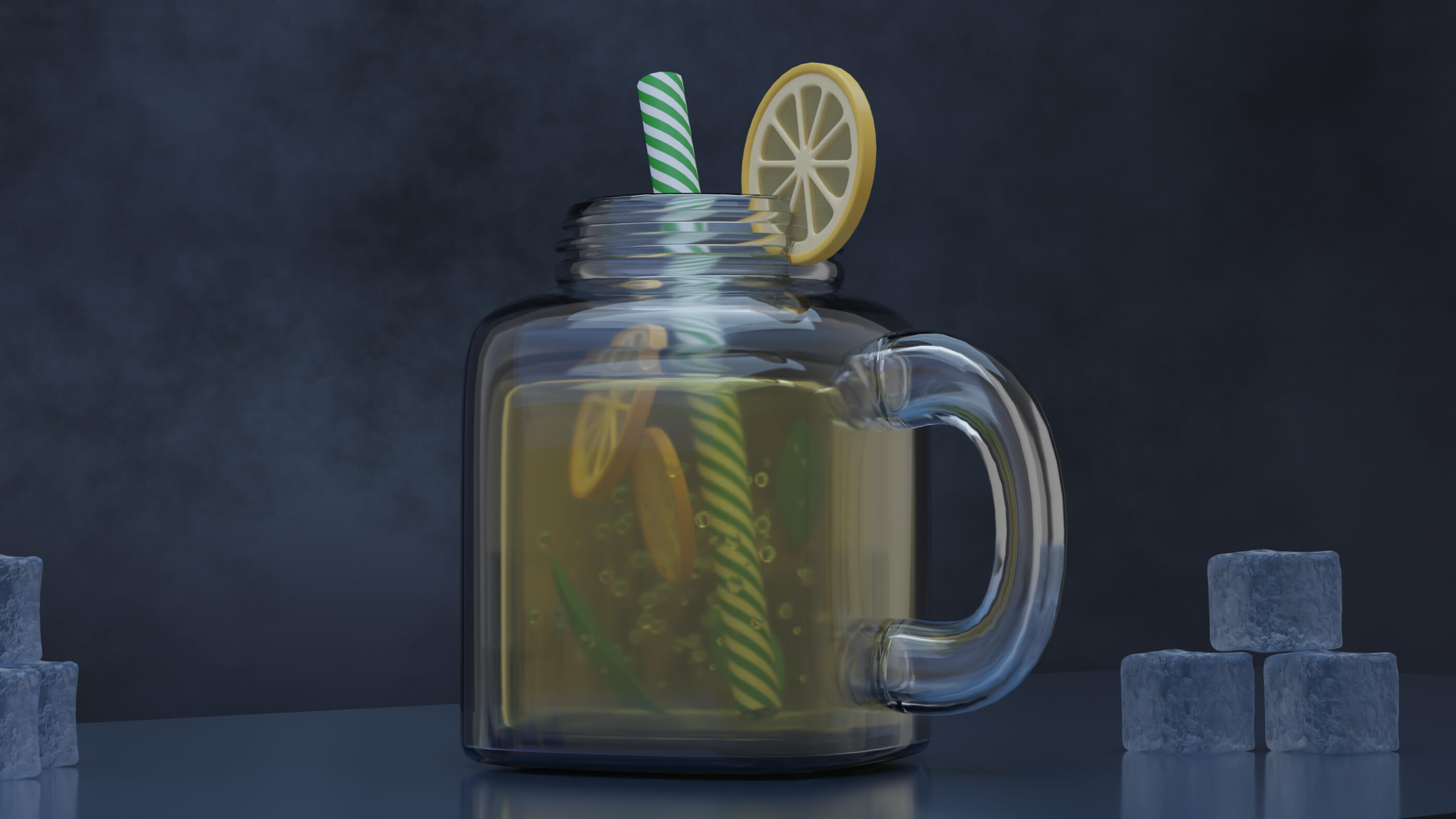 Lemonade Juice - 3D Model by ShehataDesigns