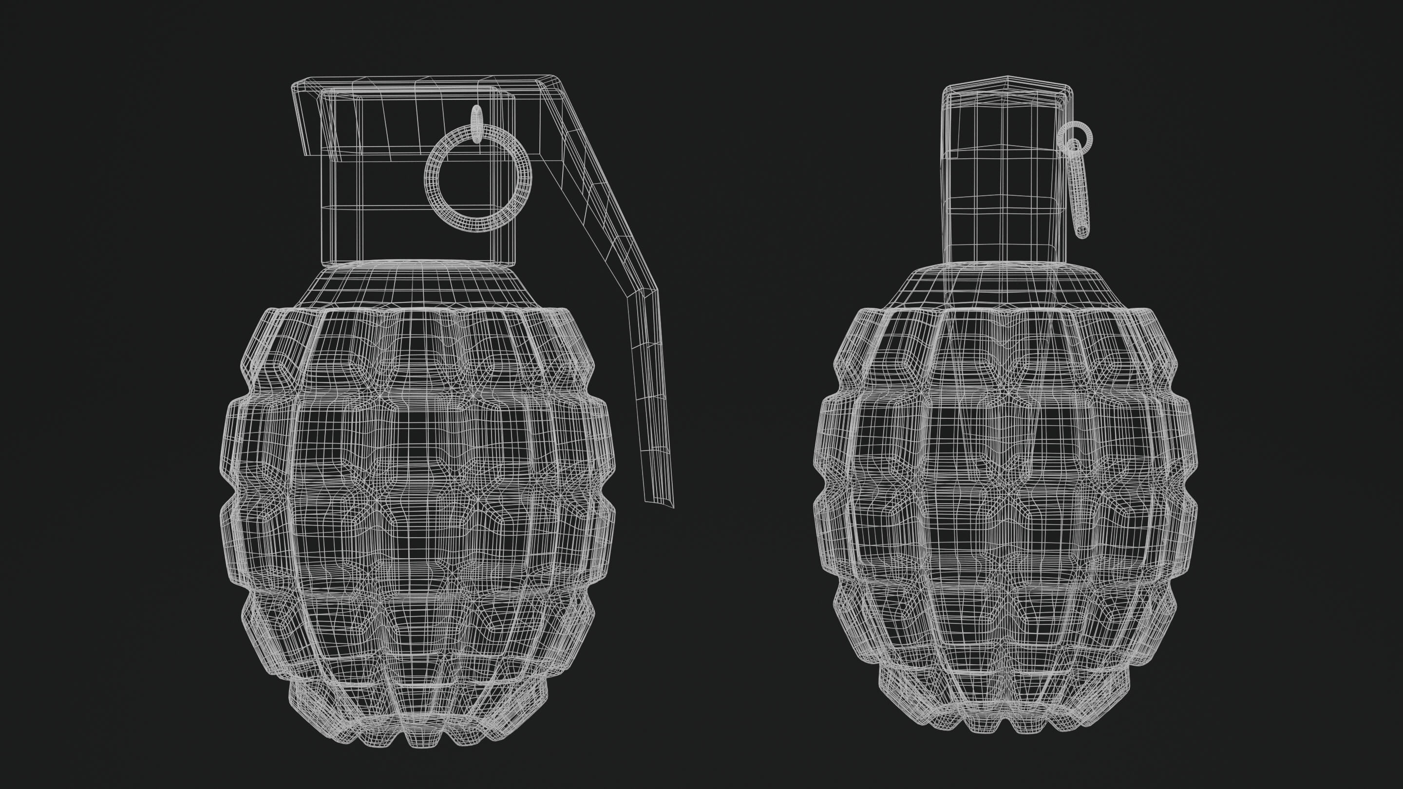 MK2 Grenades - 3D Model by ShehataDesigns
