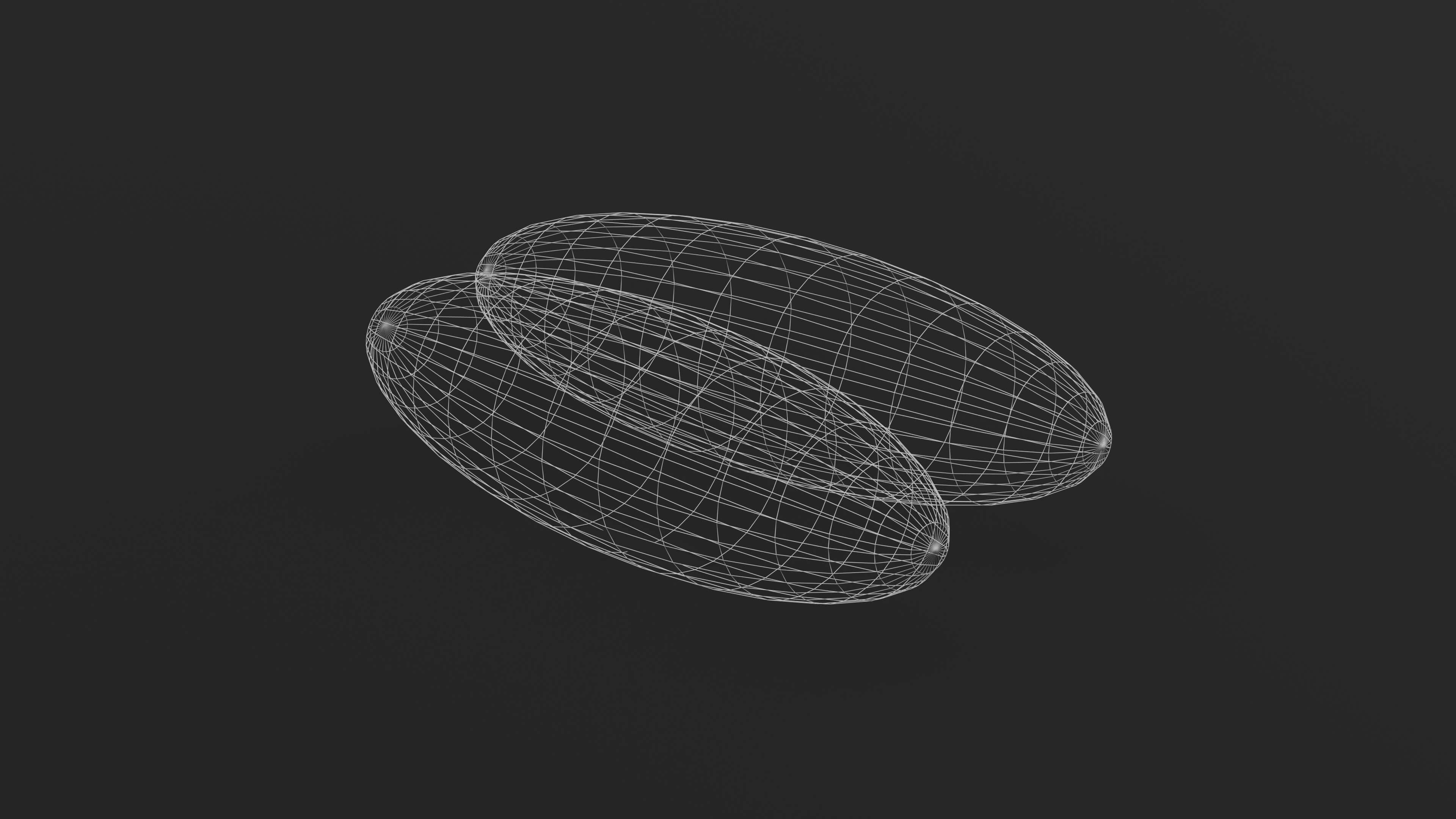 Oval Magnetic Balls - 3D Model by ShehataDesigns