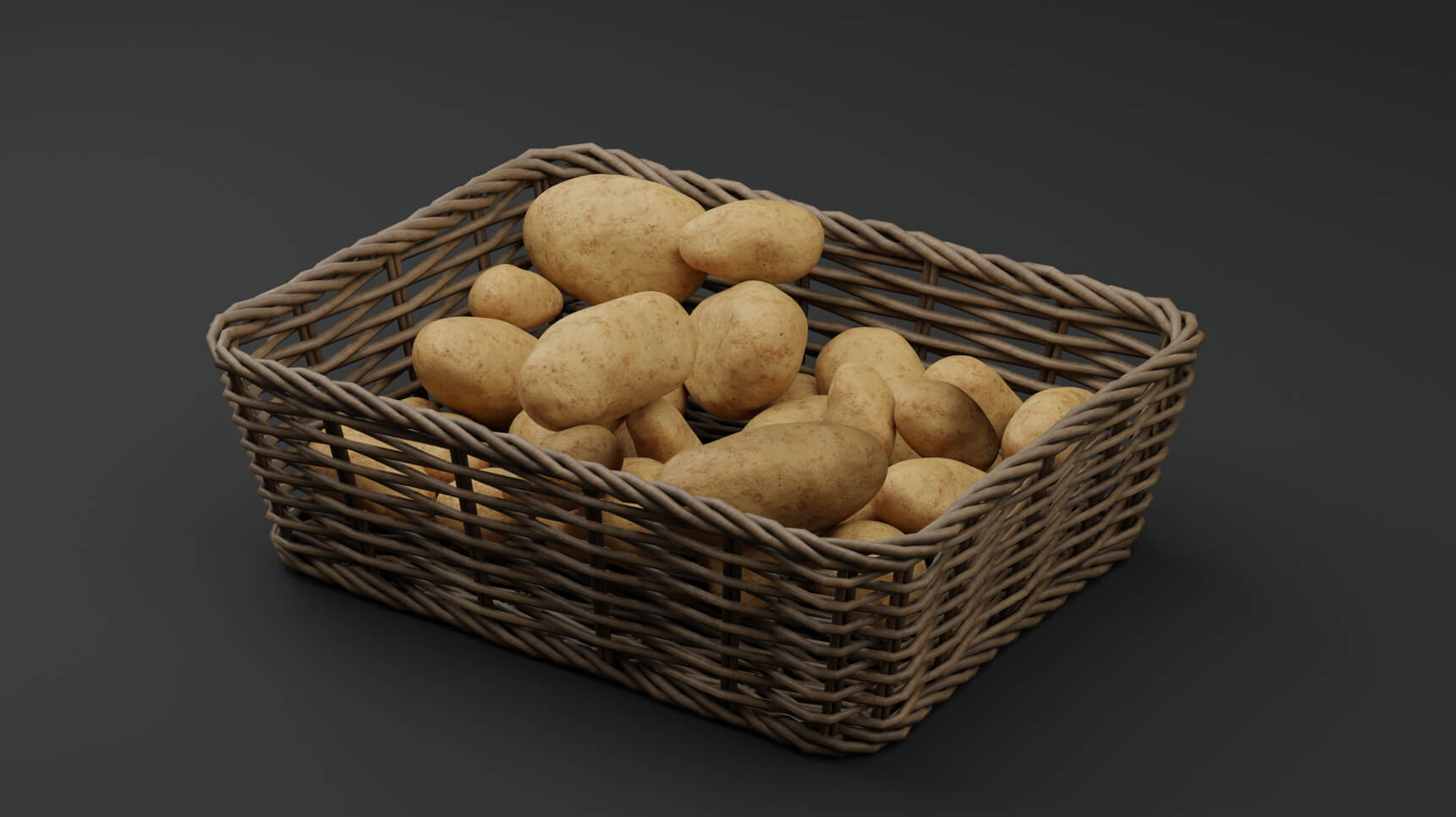 Realistic Potato - 3D Model by ShehataDesigns