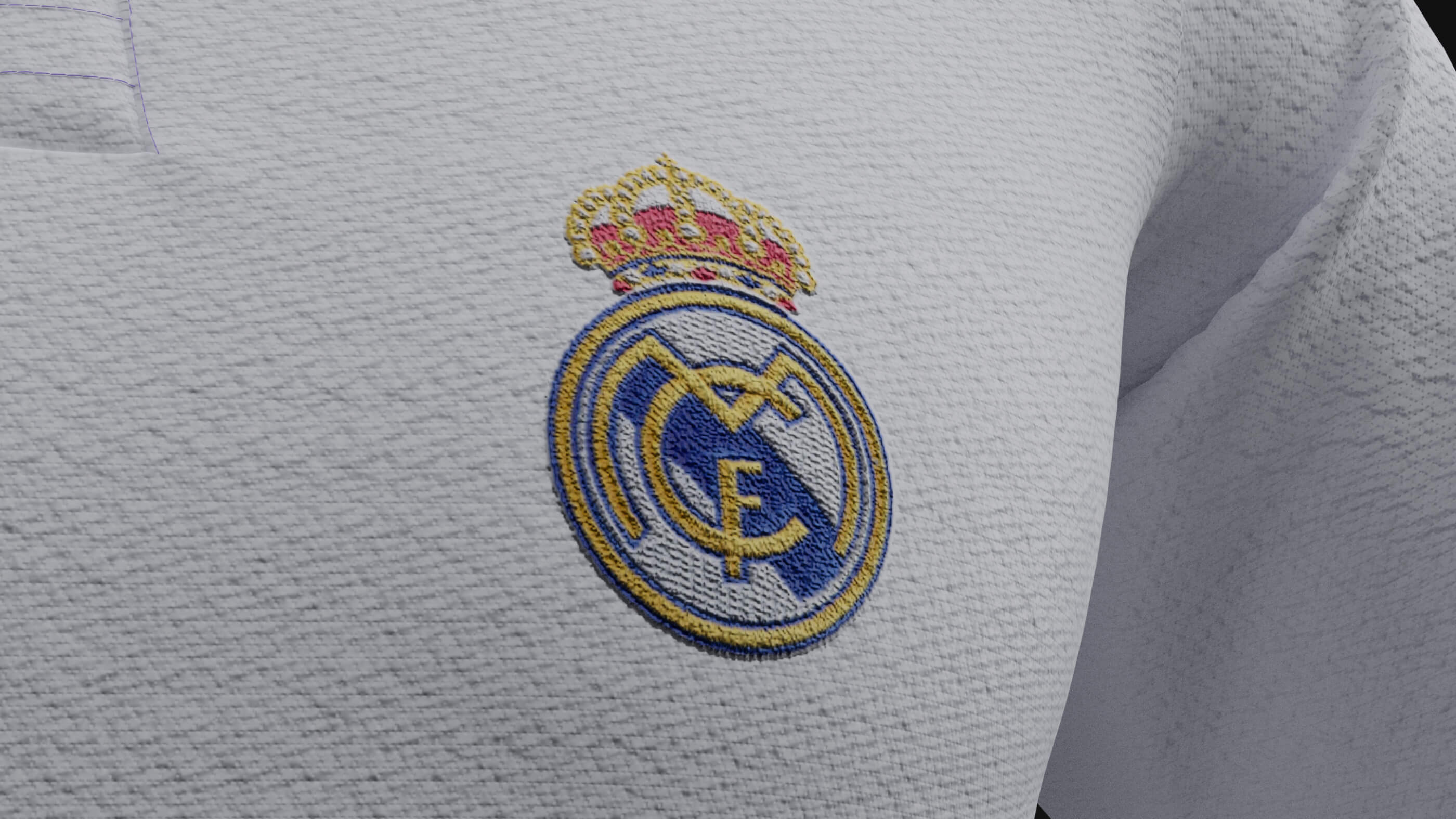Real Madrid 2022 Home Jersey - 3D Model by ShehataDesigns
