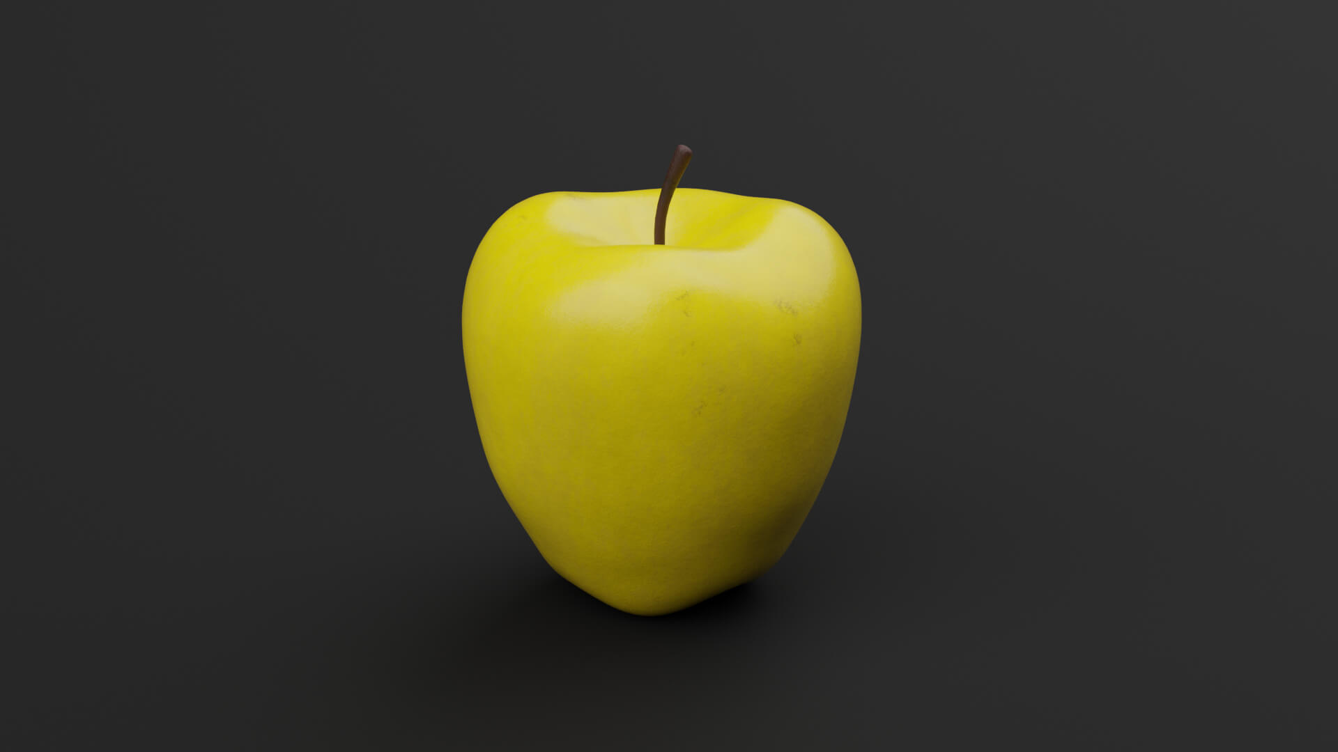 Realistic Yellow Apples - 3D Model by ShehataDesigns