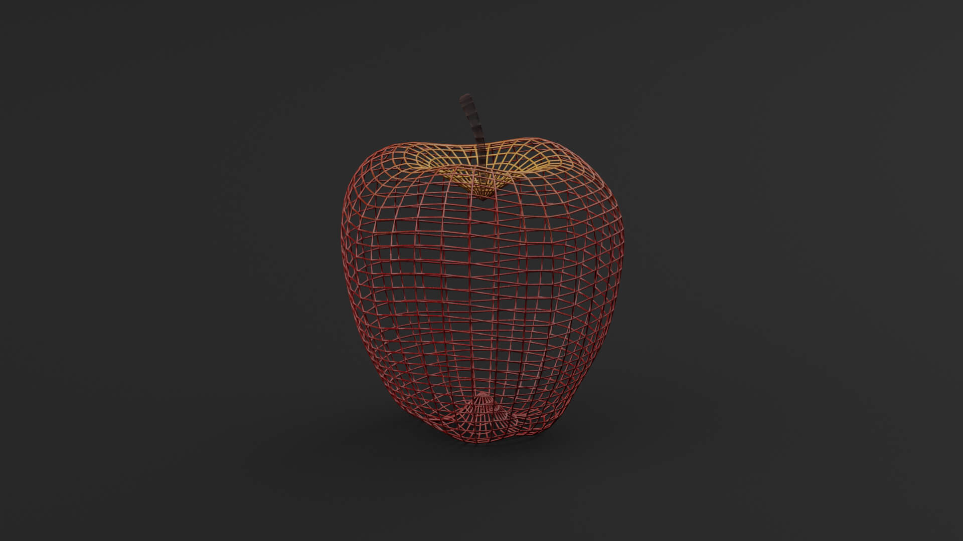 Realistic Red Apple - 3D Model by ShehataDesigns