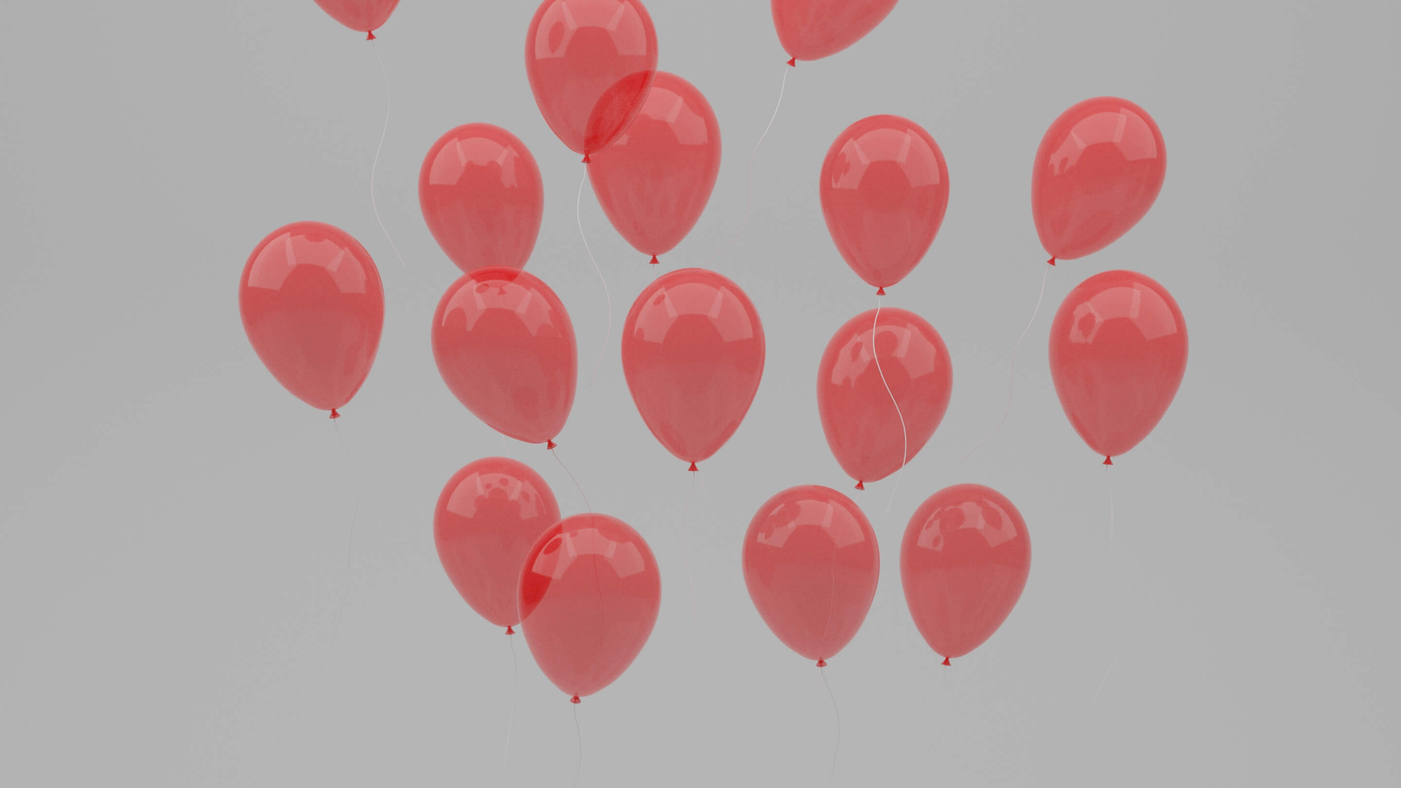 Candy Red Balloon - 3D Model by ShehataDesigns
