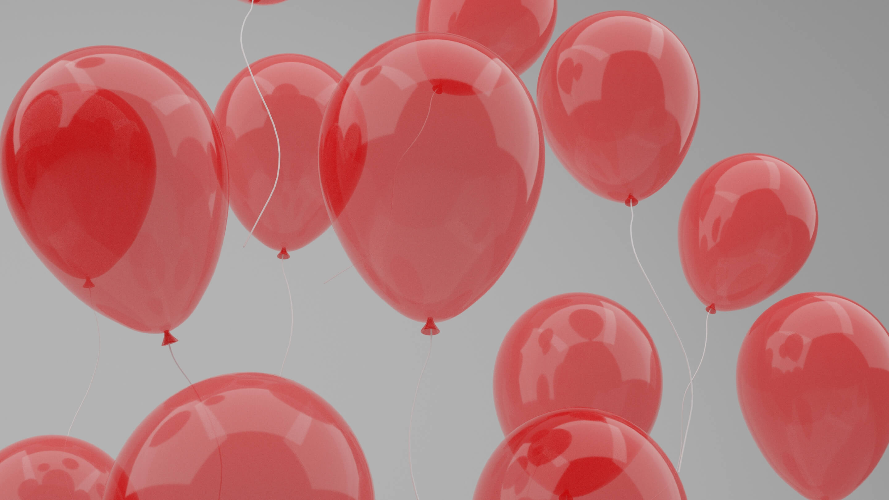 Candy Red Balloon - 3D Model by ShehataDesigns