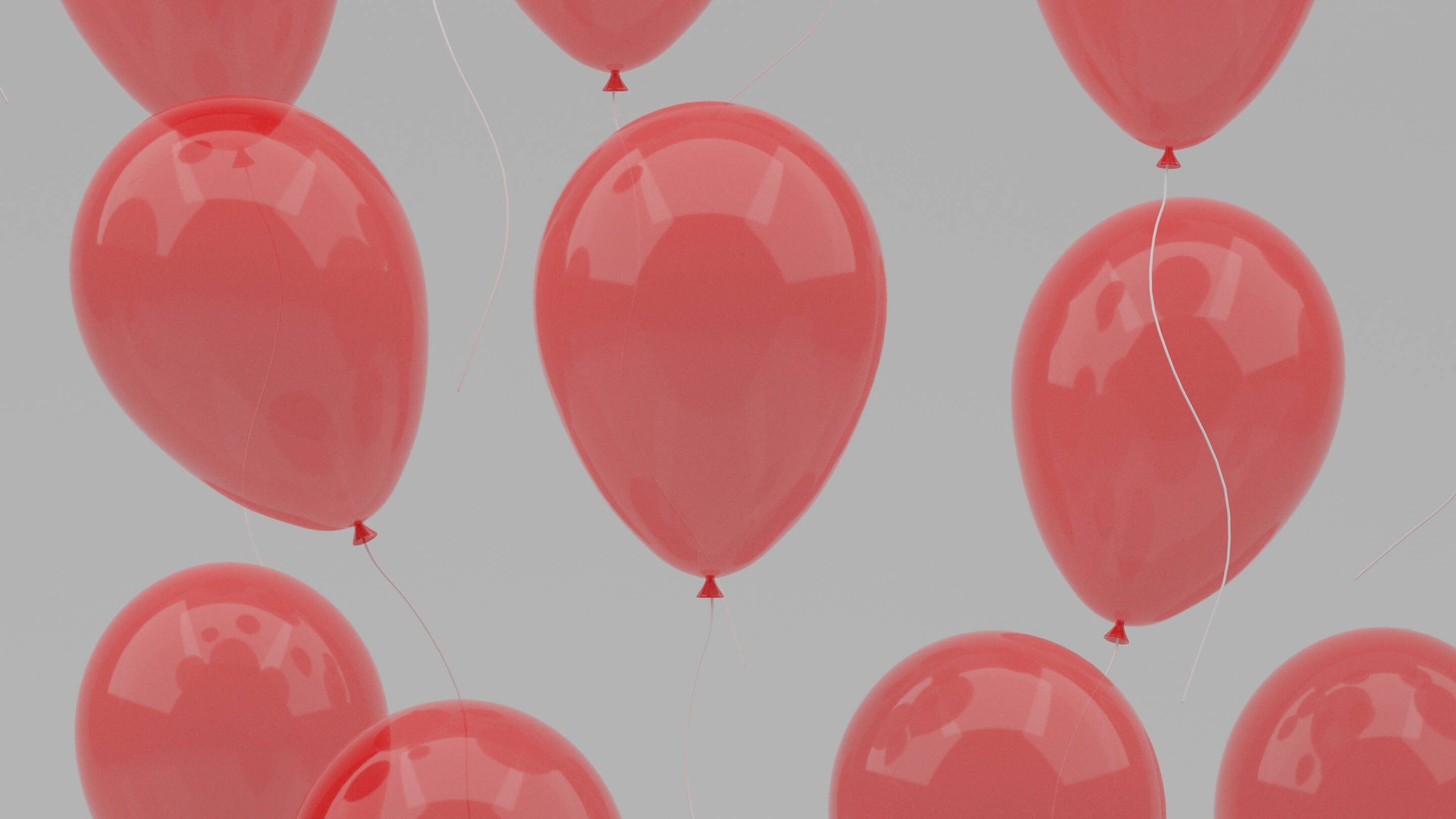 Candy Red Balloon - 3D Model by ShehataDesigns