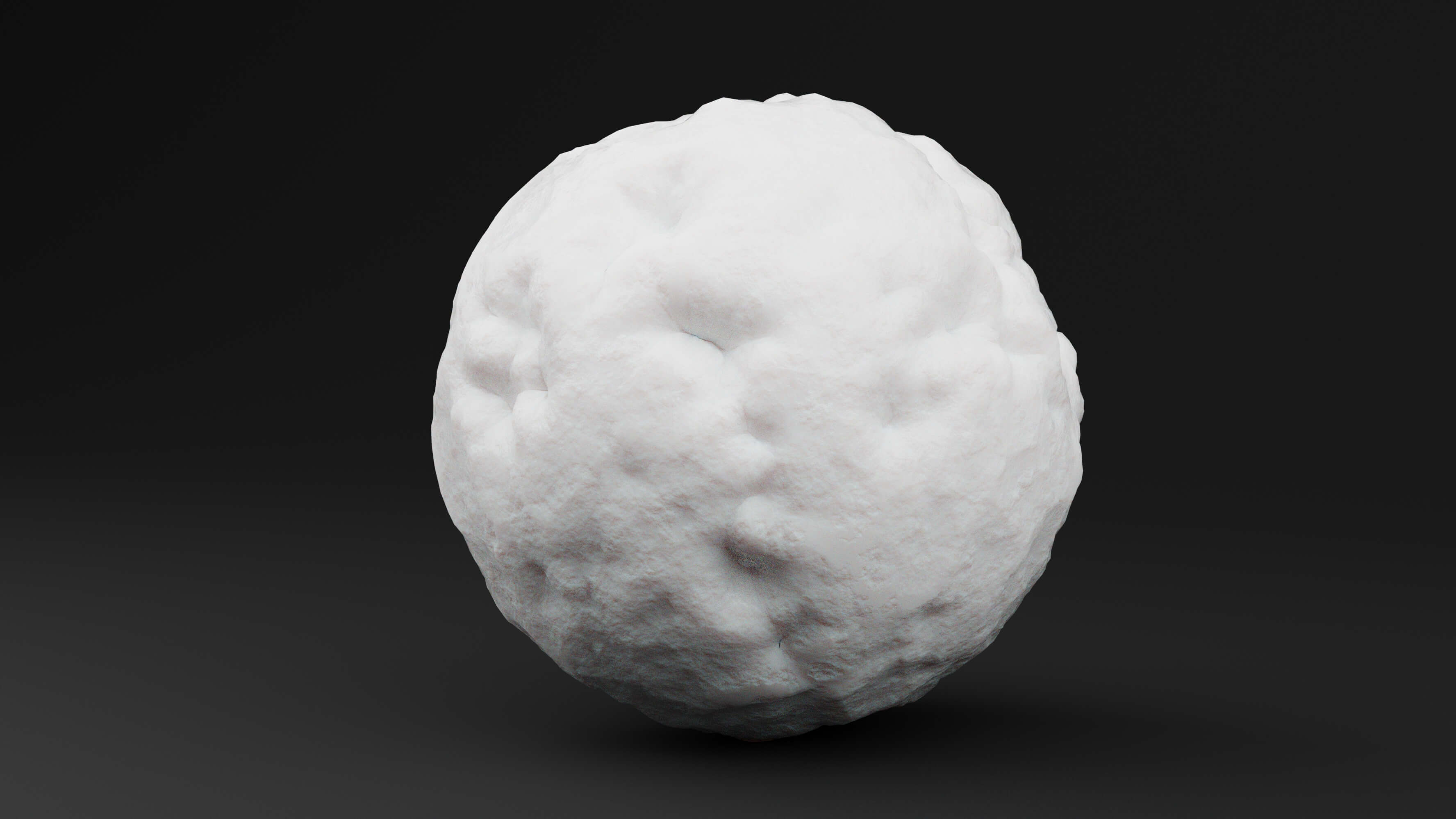 Large Snow Ball - 3D Model by ShehataDesigns
