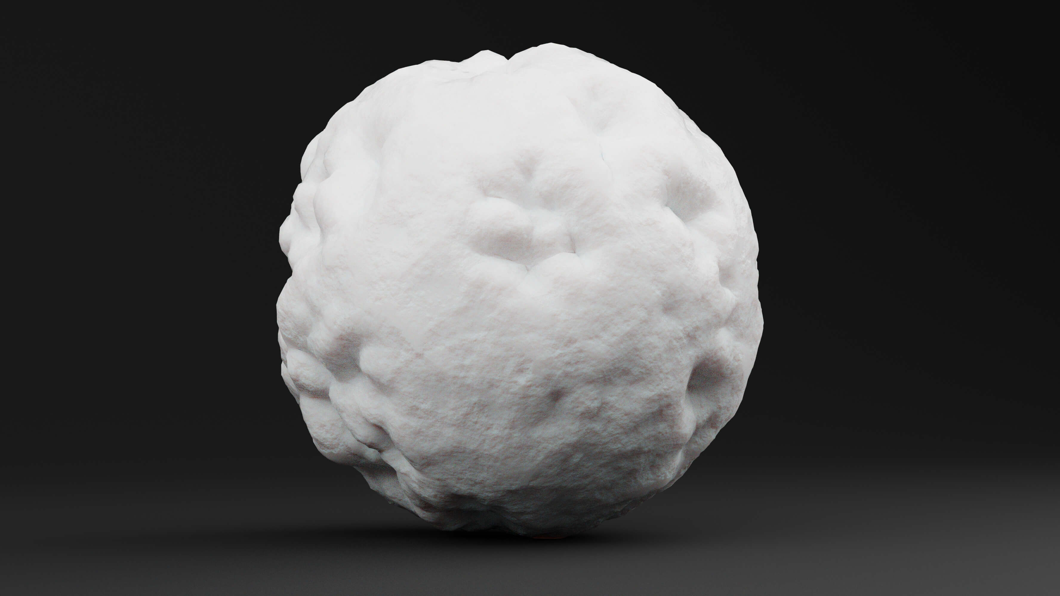 Large Snow Ball - 3D Model by ShehataDesigns