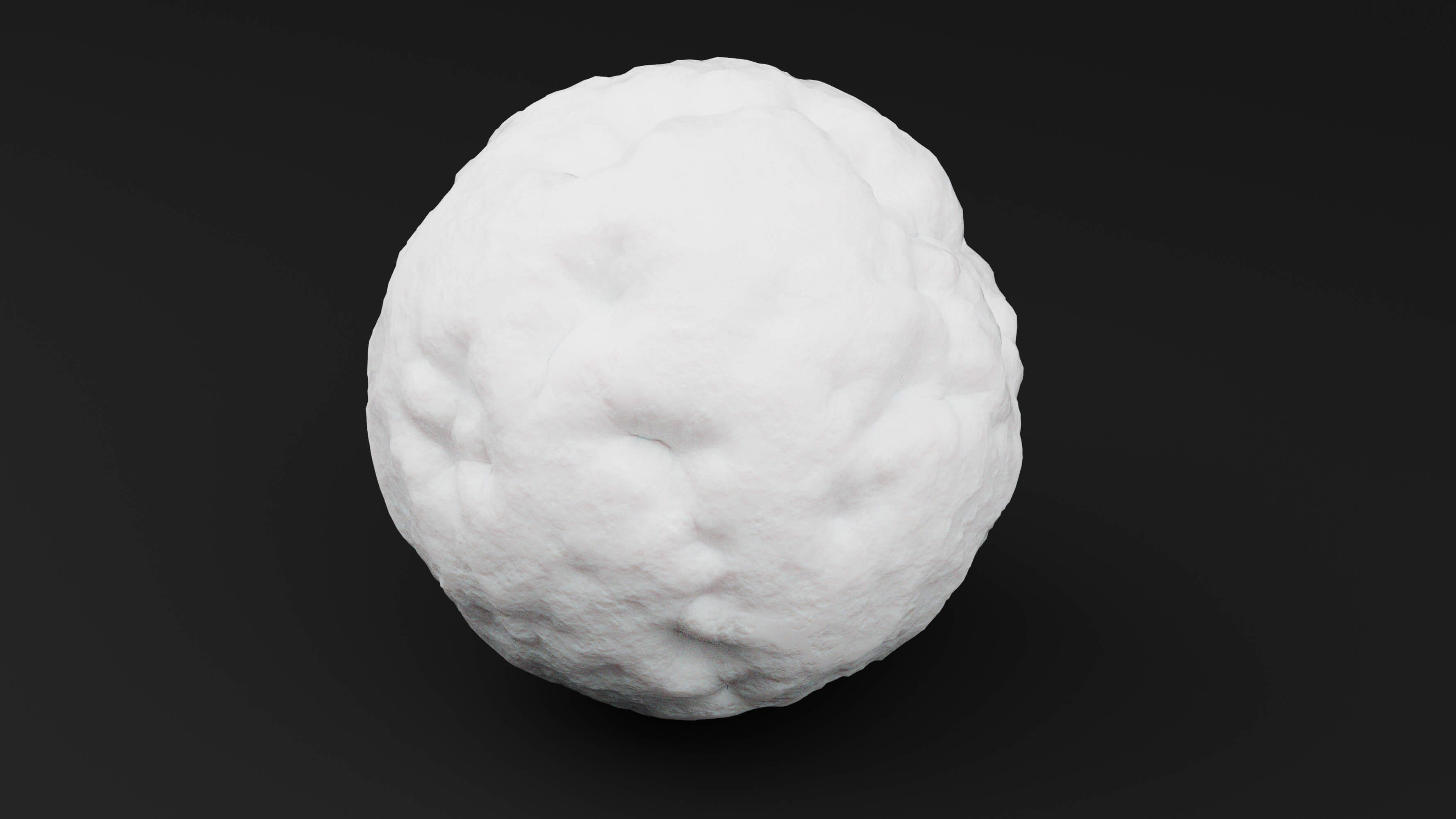 Large Snow Ball - 3D Model by ShehataDesigns