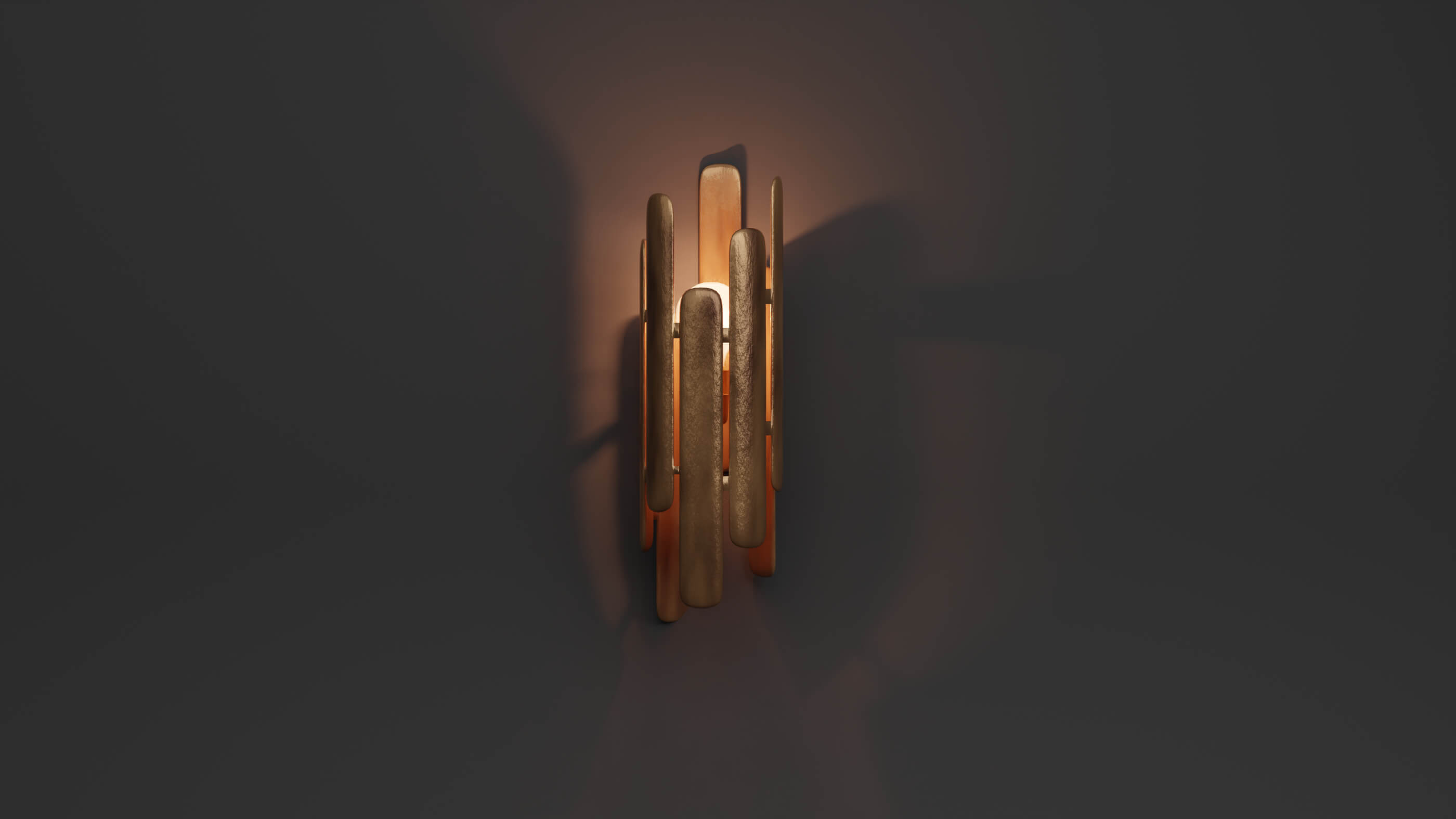 Wall Lamp Low Poly - 3D Model by ShehataDesigns