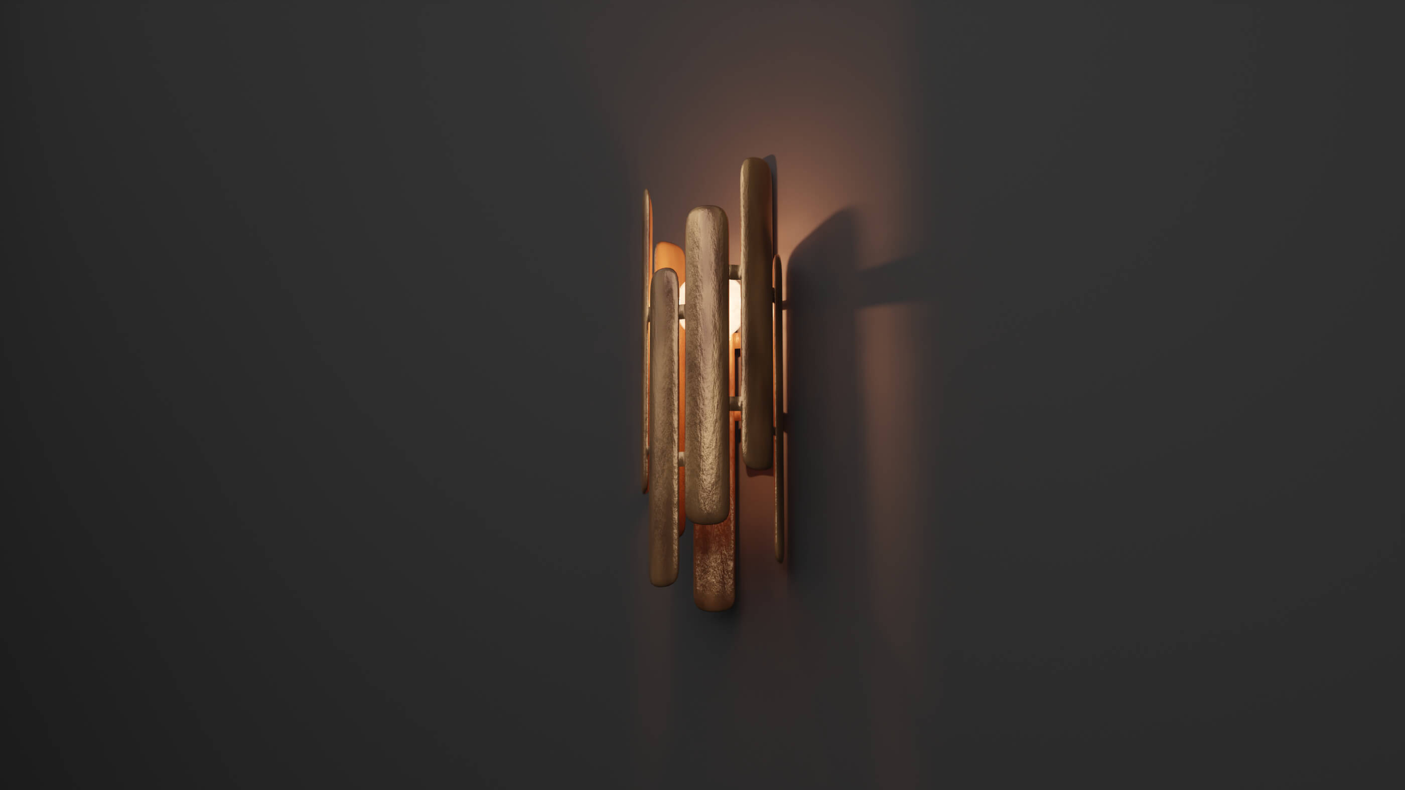 Wall Lamp Low Poly - 3D Model by ShehataDesigns