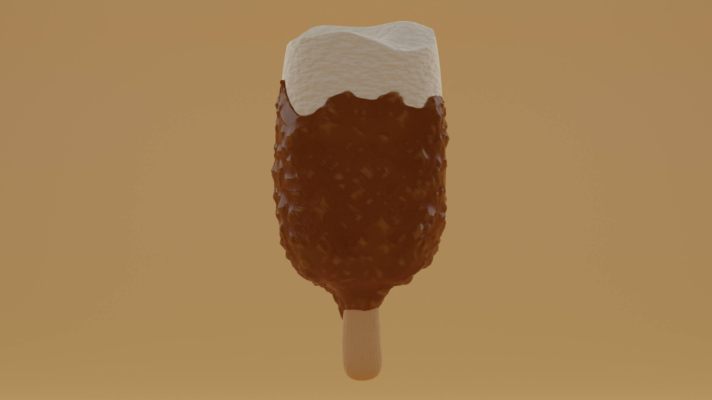 White Chocolate Mega Ice Cream - 3D Model by ShehataDesigns