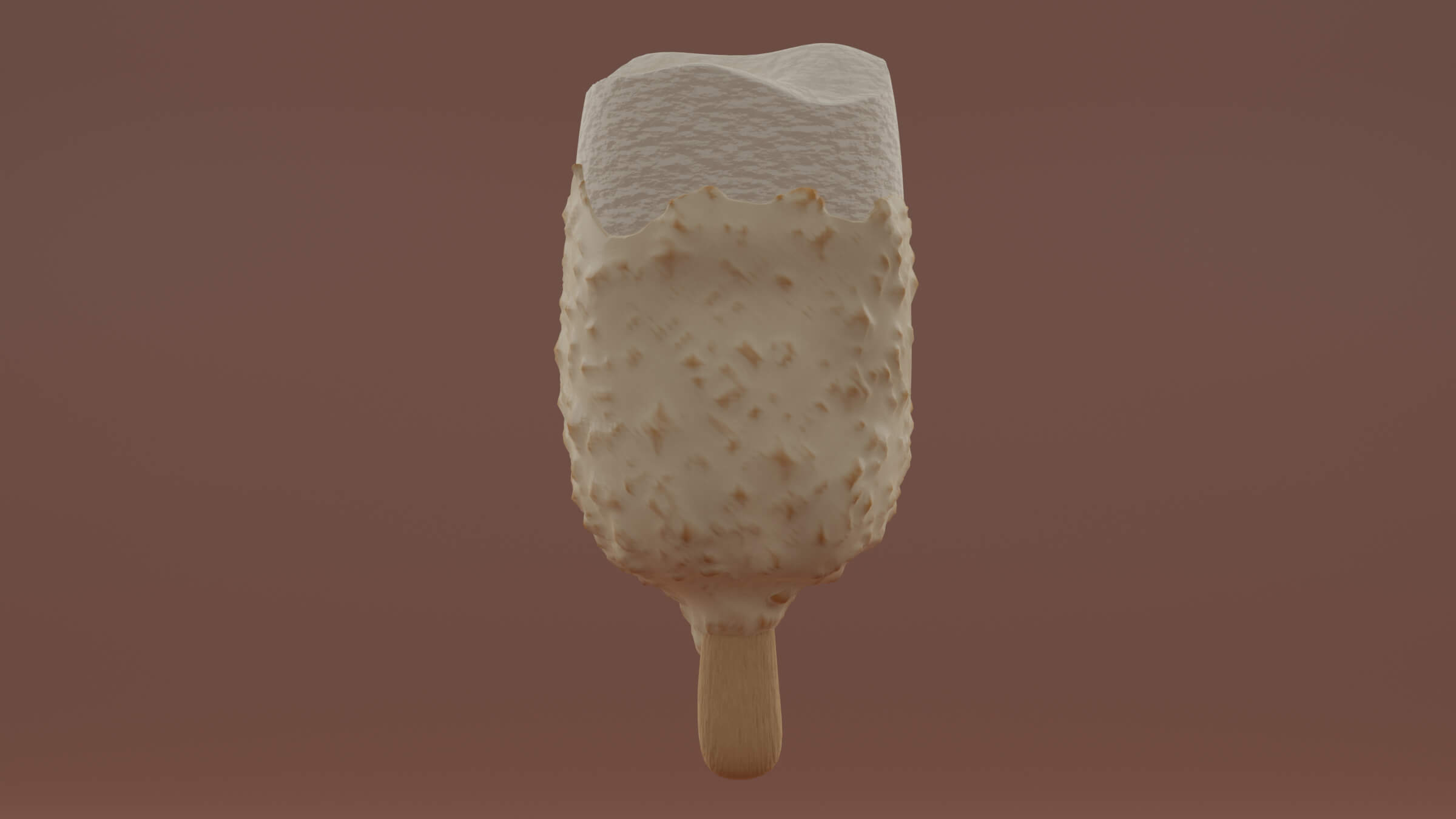 White Mega Ice Cream - 3D Model by ShehataDesigns