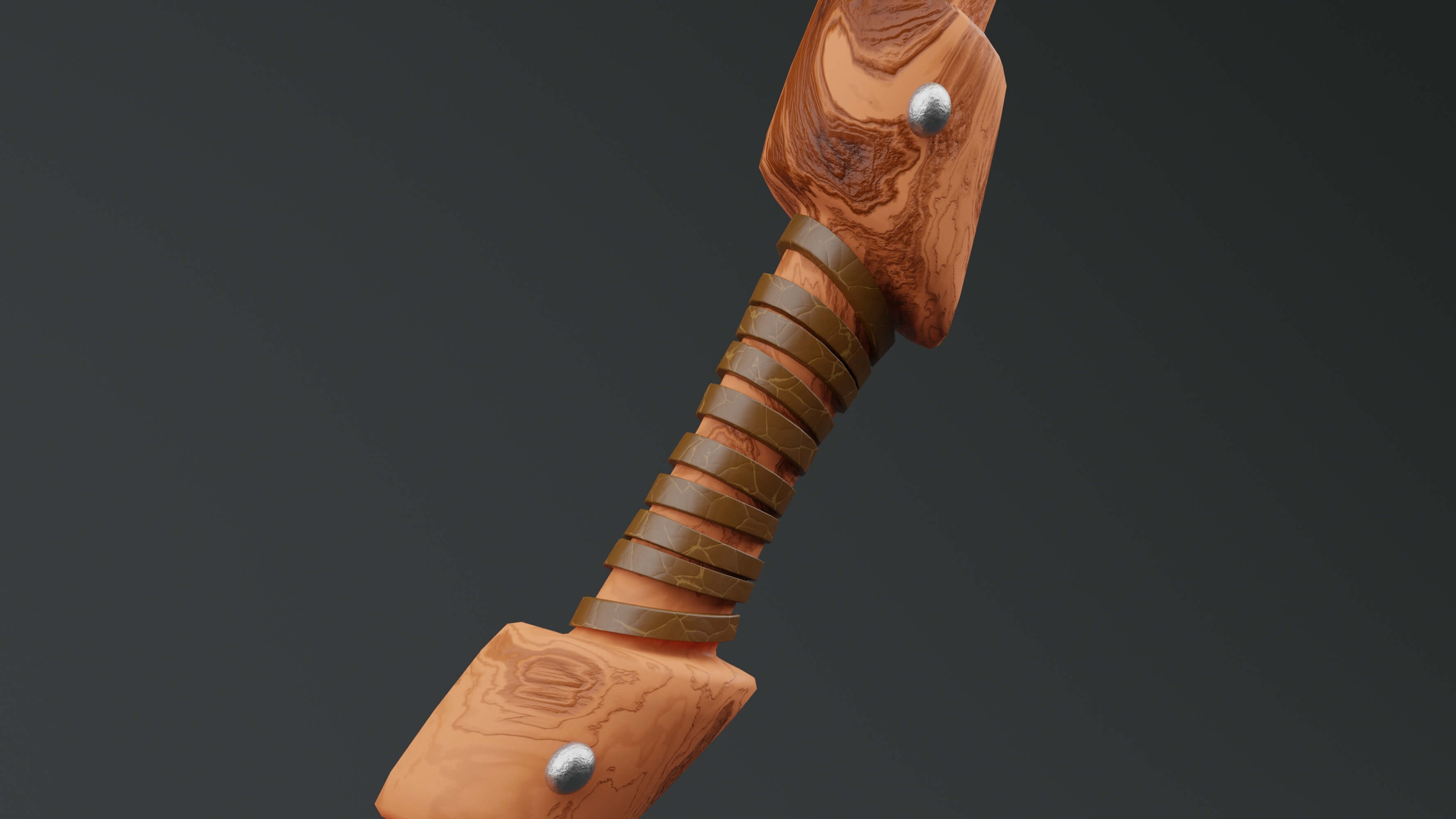 Wooden Archery Bow - 3D Model by ShehataDesigns