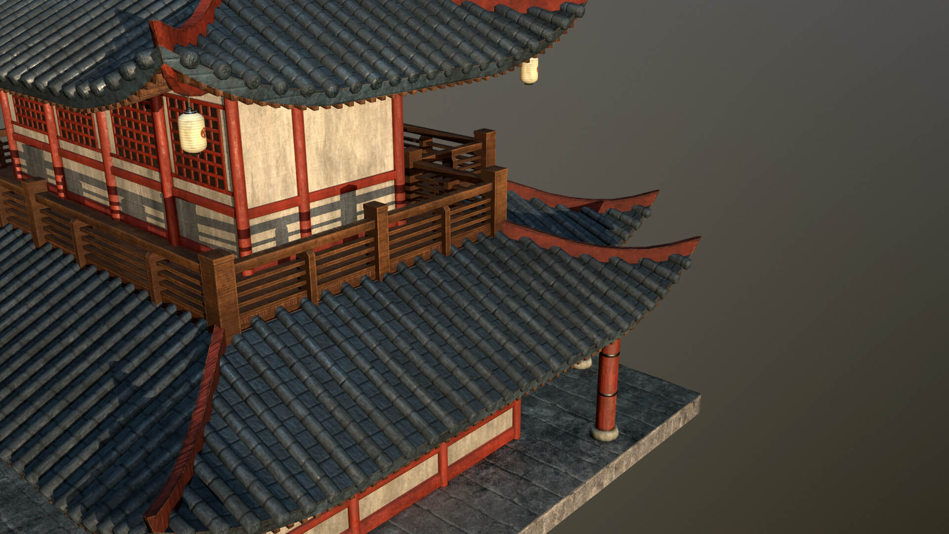 Asian Japanese Traditional Building Collection - 3D Model by sherazahmad