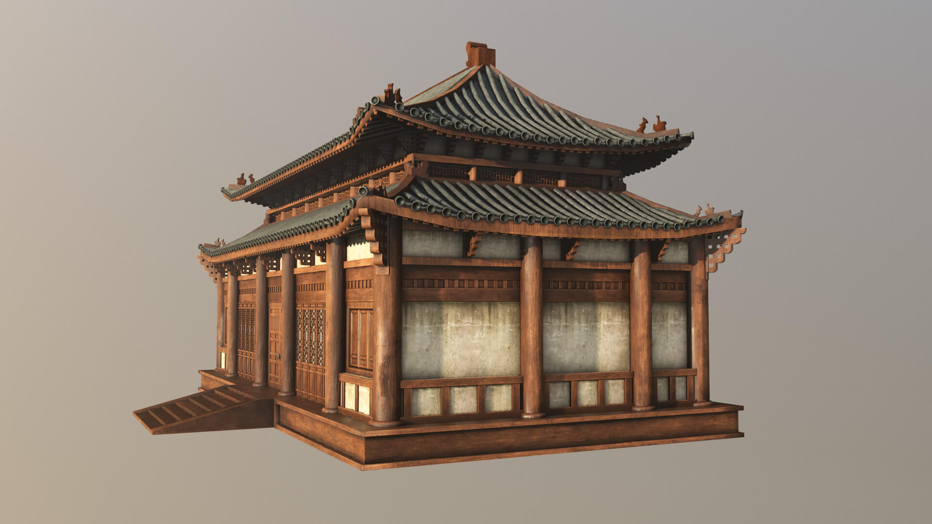 Asian Japanese Traditional Building Collection - 3D Model by sherazahmad