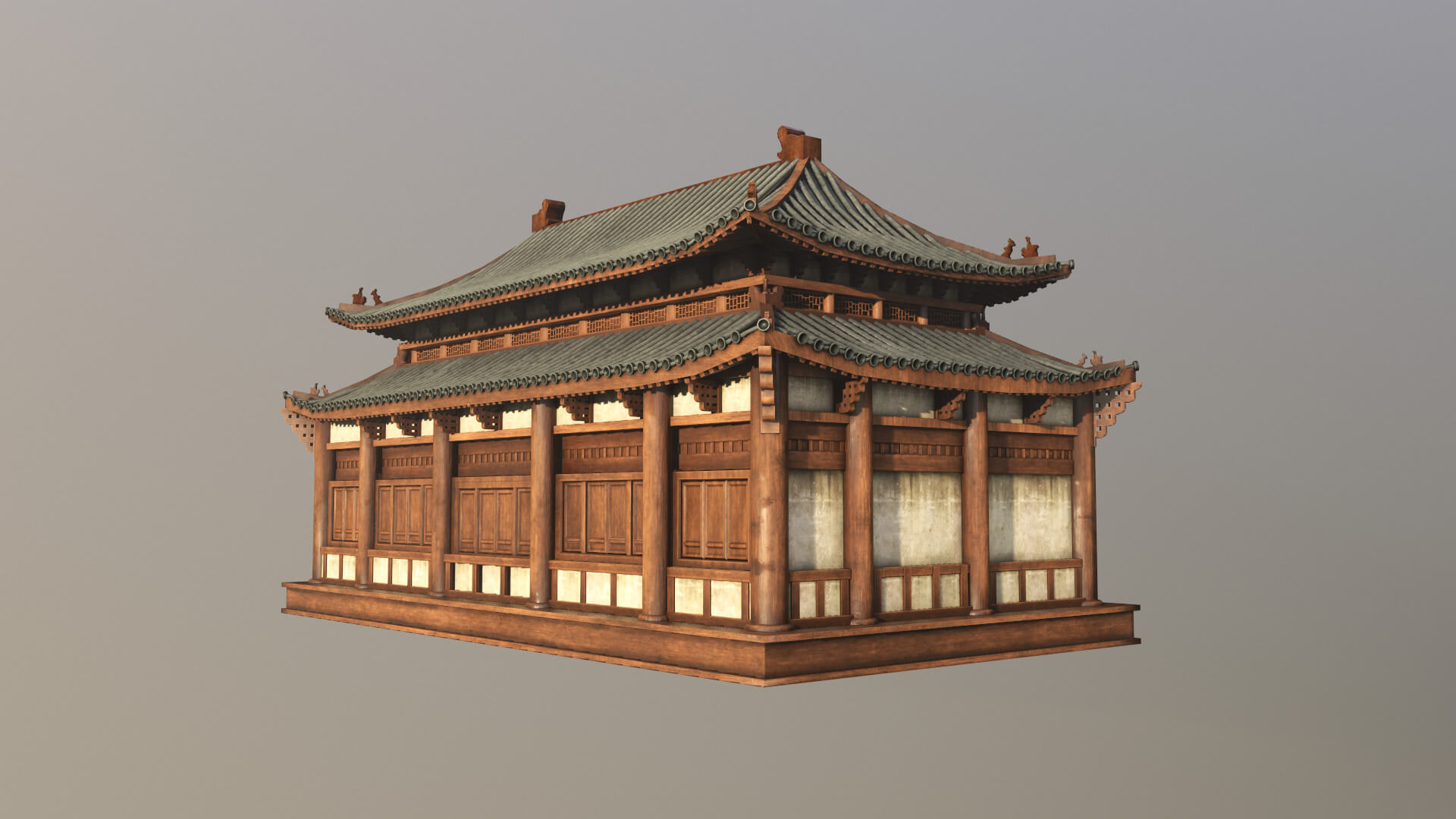 Asian Japanese Traditional Building Collection - 3D Model by sherazahmad