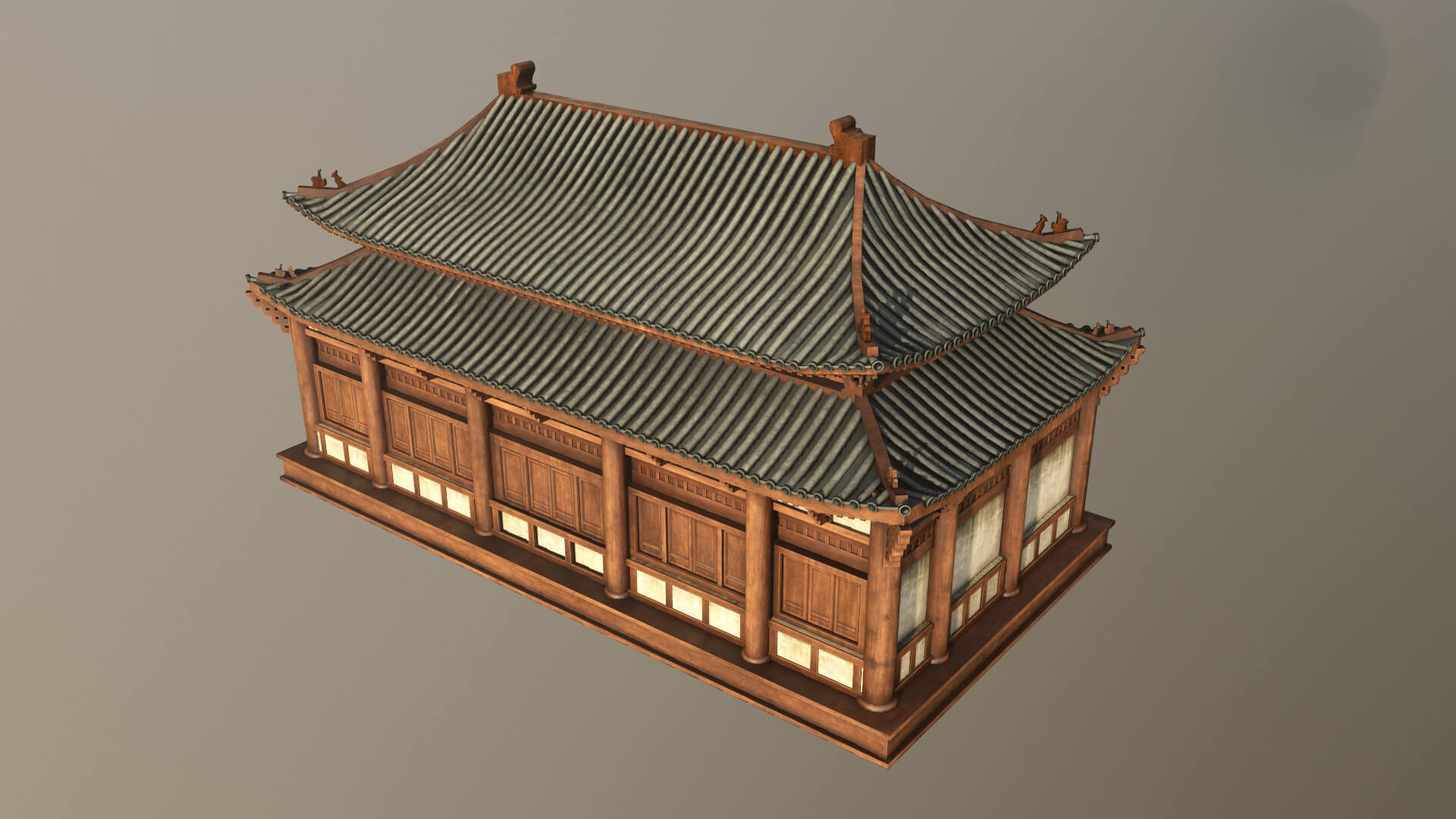 Asian Japanese Traditional Building Collection - 3D Model by sherazahmad