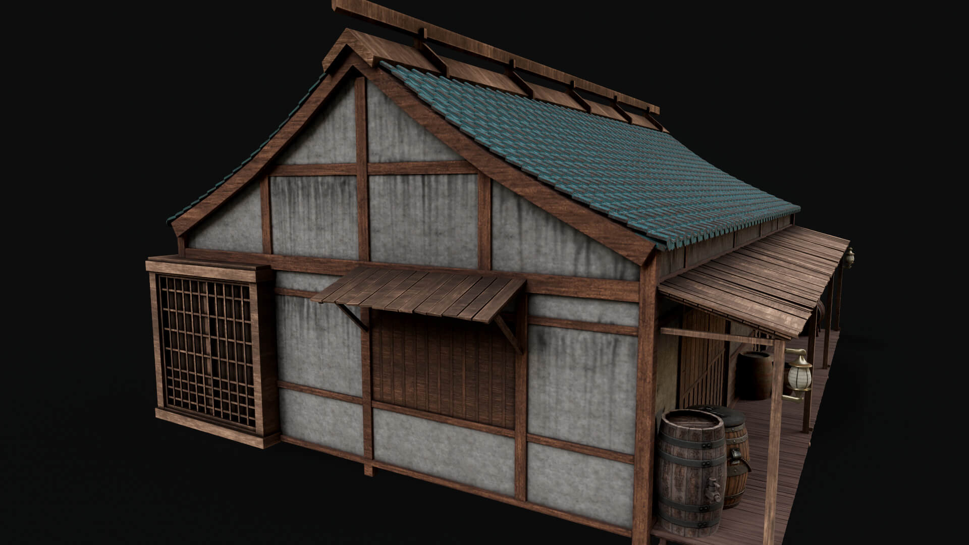 Asian Japanese Traditional Building Collection - 3D Model by sherazahmad