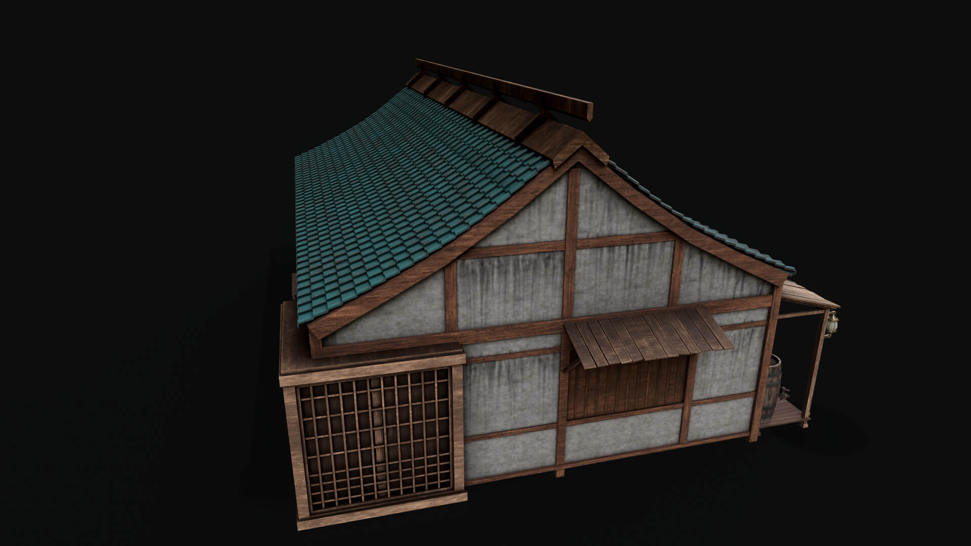 Asian Japanese Traditional Building Collection - 3D Model by sherazahmad