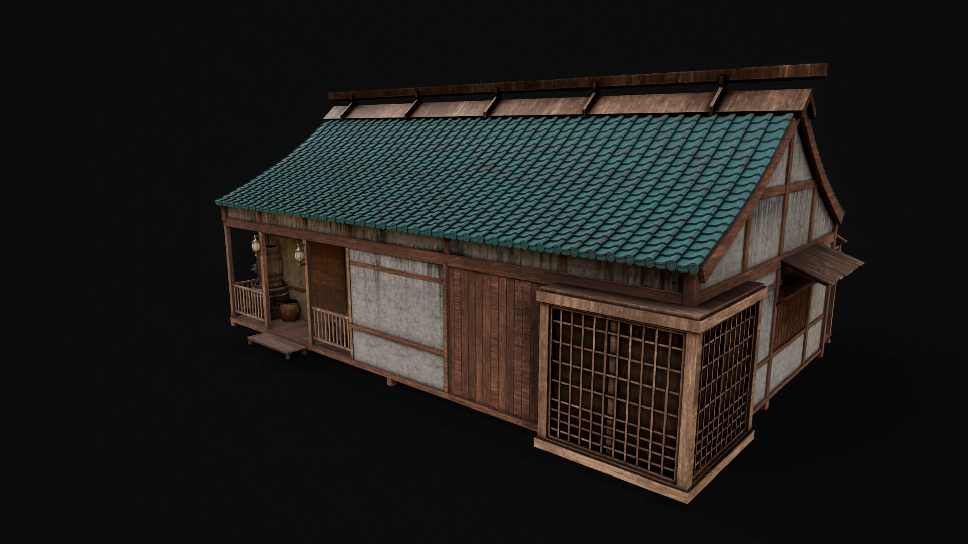 Asian Japanese Traditional Building Collection - 3D Model by sherazahmad