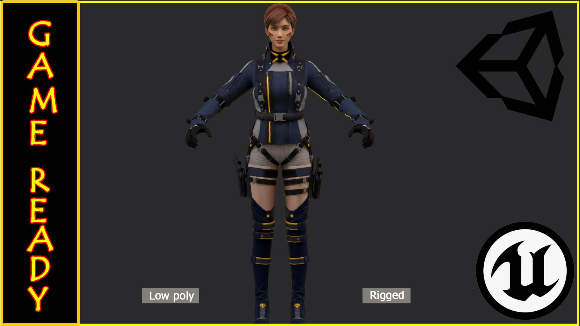 Game Character Model Sheet