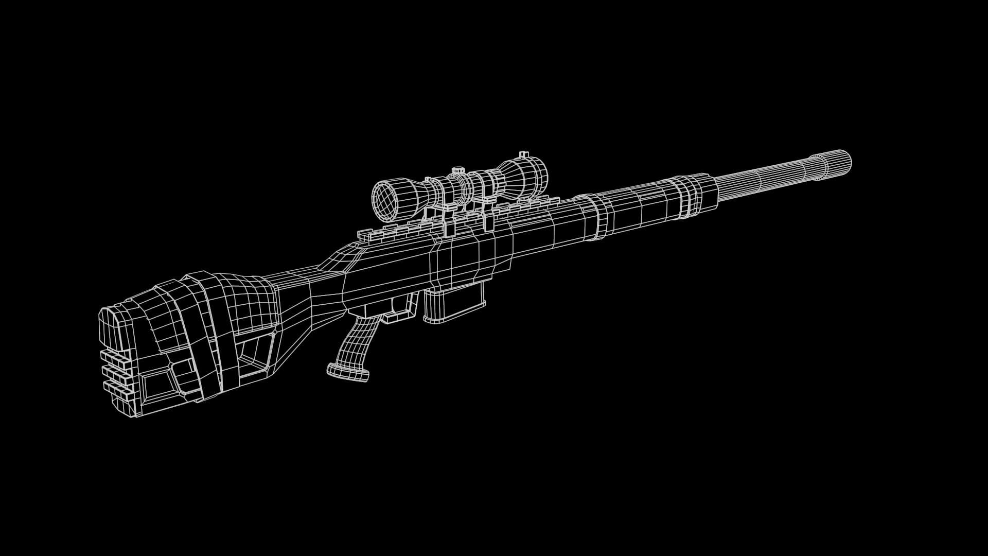 Warfare Magnum British Stylized Sniper - 3D Model by sherazahmad